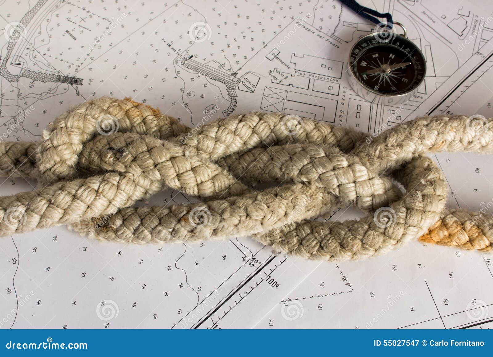 Nodi nautici immagine stock. Immagine di nautico, semplice - 55027547