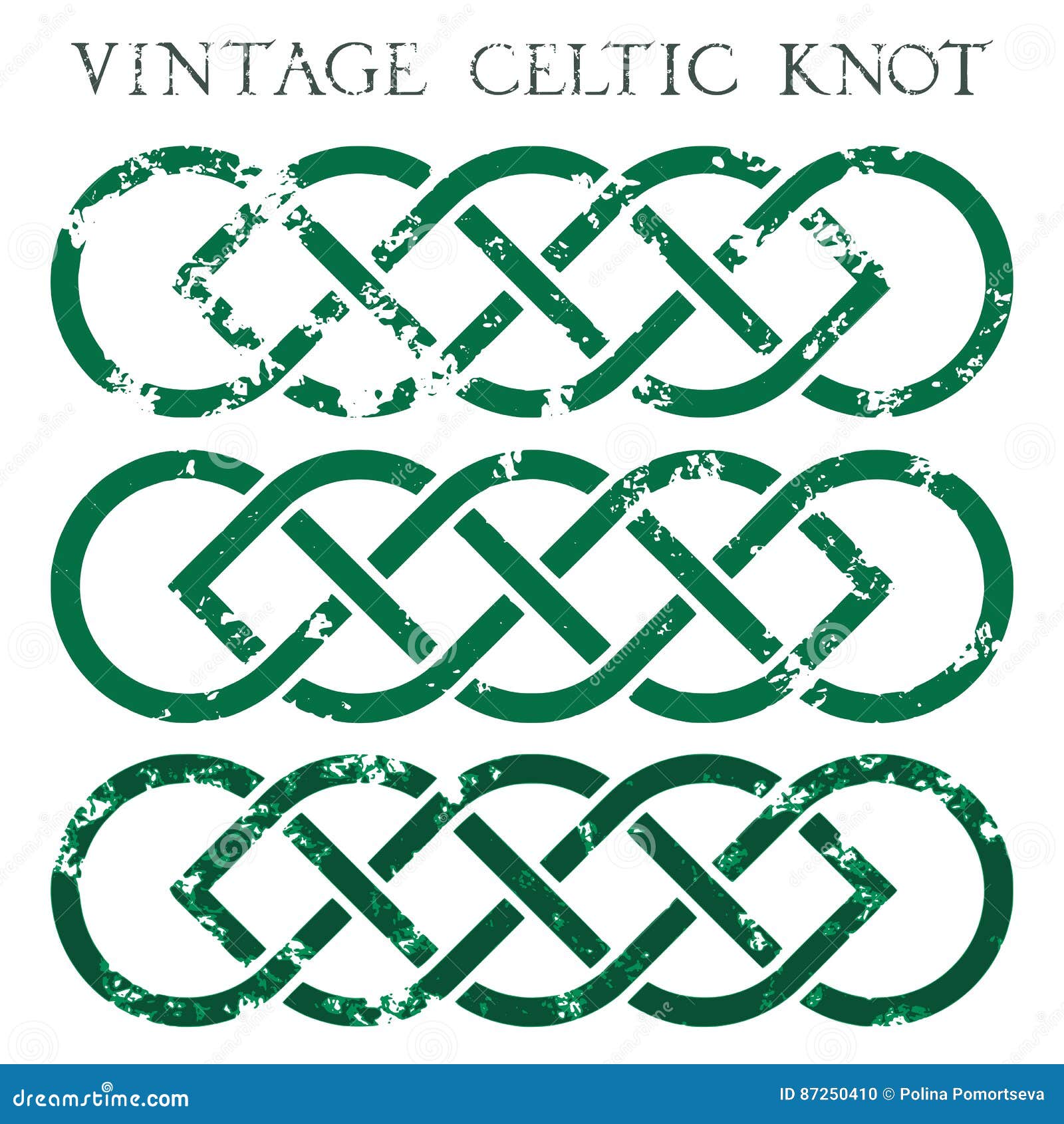 Nodo celtico d'annata illustrazione vettoriale. Illustrazione di ...