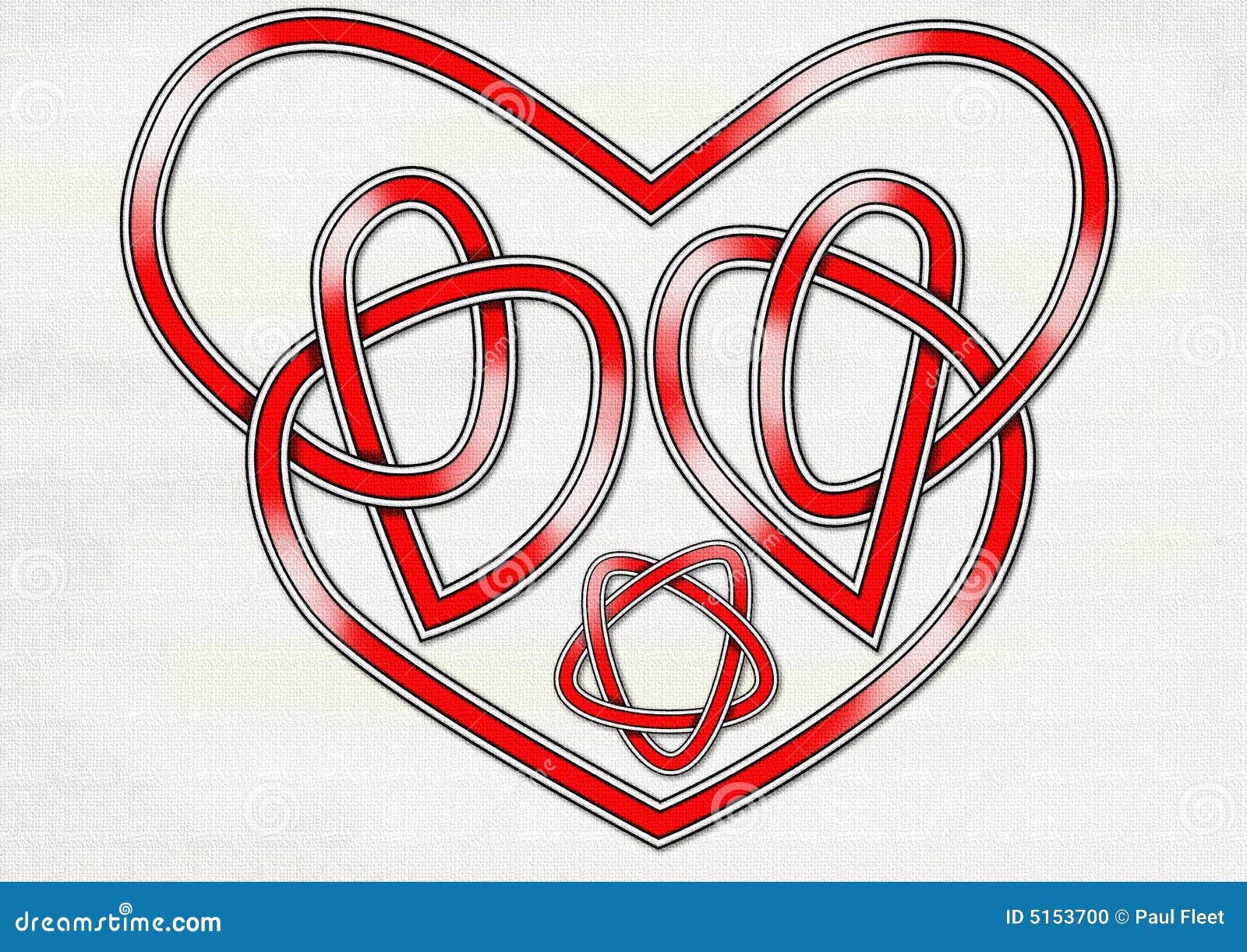 Nodo celtico del cuore illustrazione di stock. Illustrazione di ...