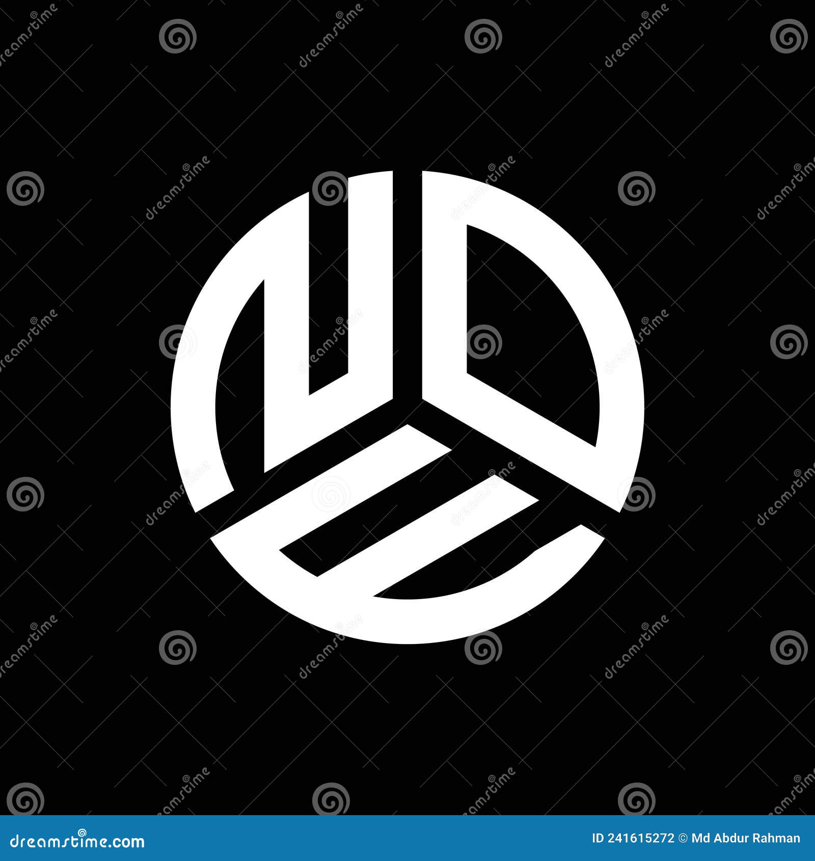 NOE Letter Logo Design On Black Background. NOE Creative Initials ...