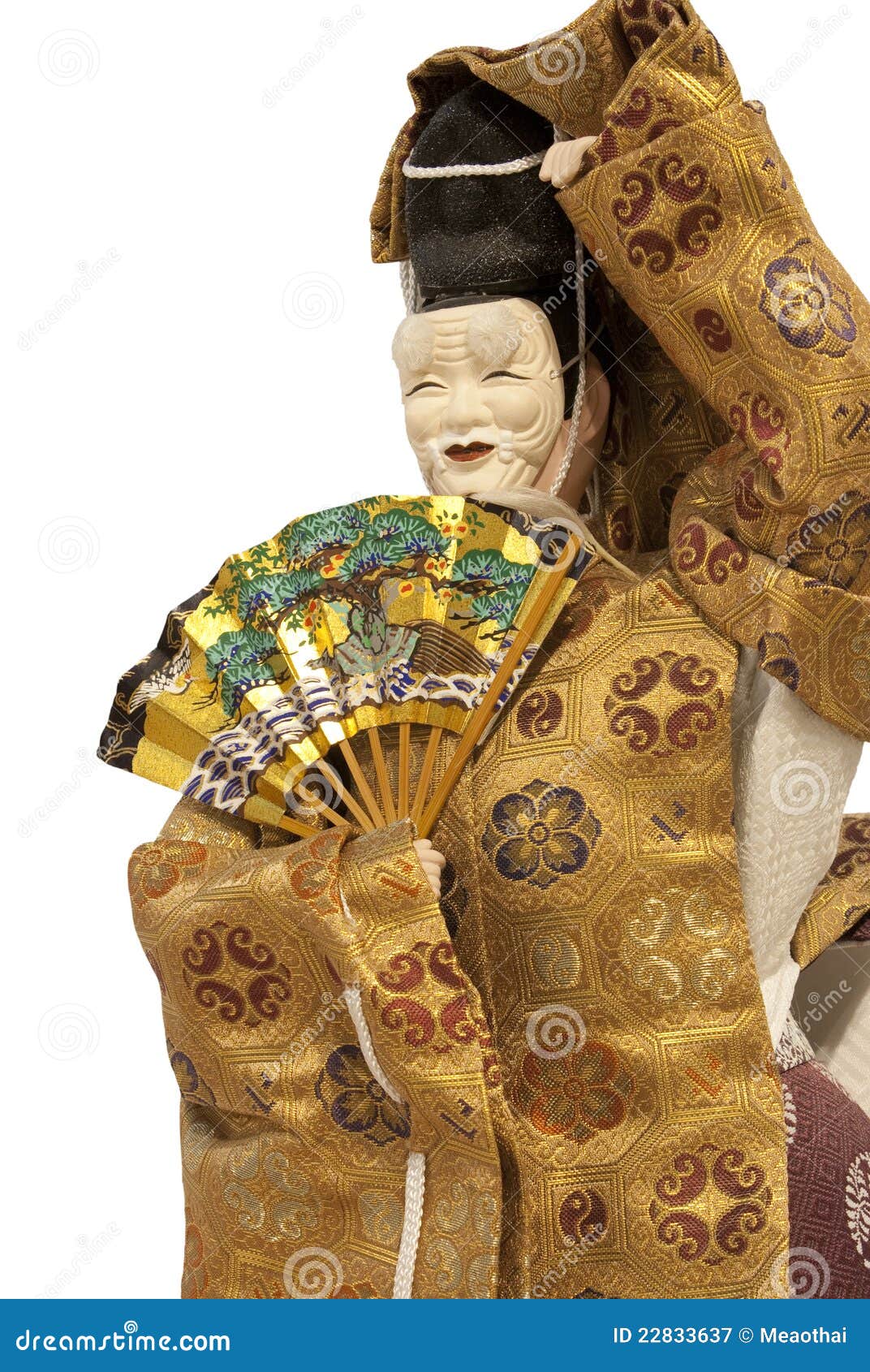 Noh ningyo doll stock image. Image of color, craft, artist - 22833637