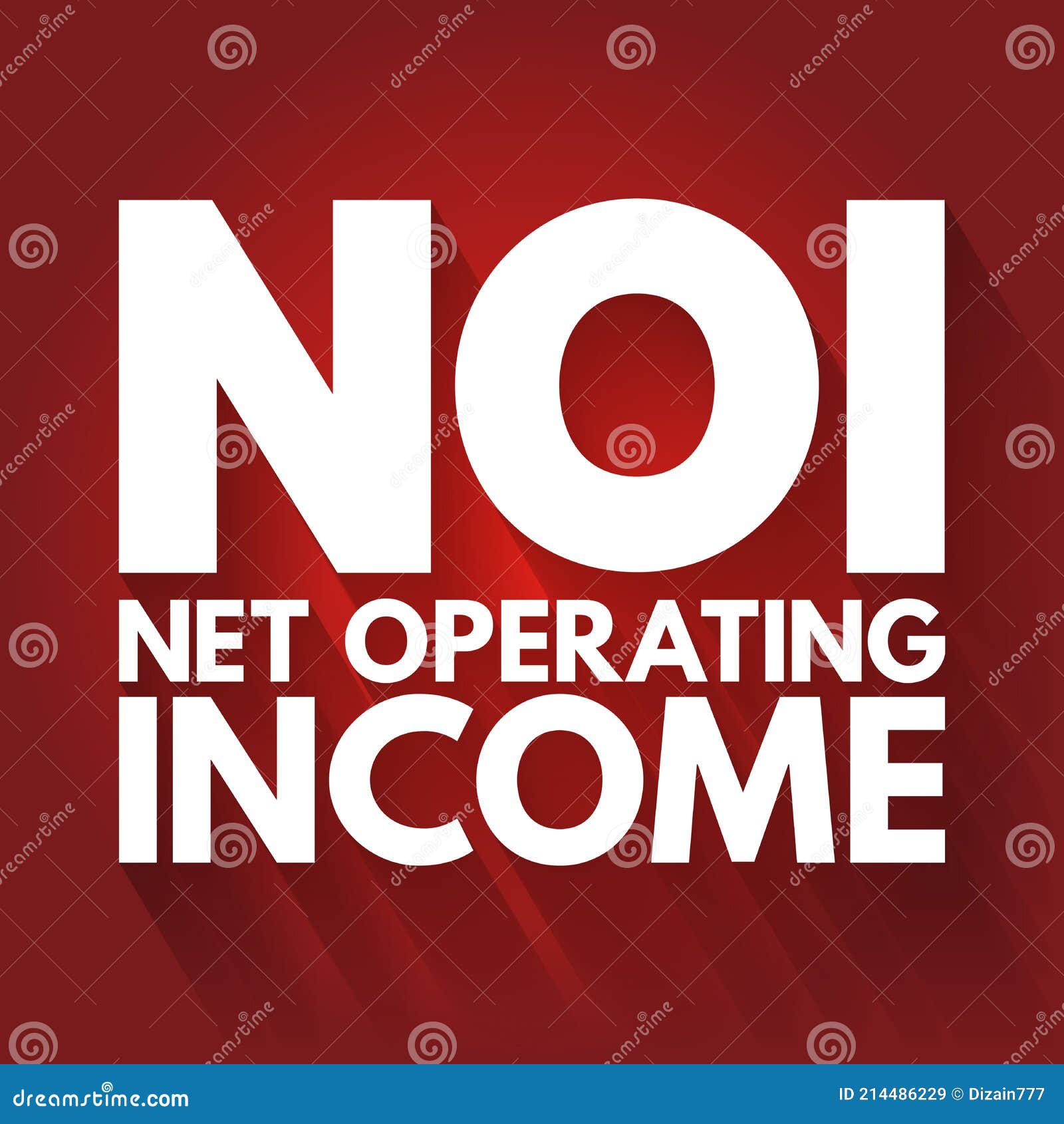NOI, Net Operating Income. Concept With Keywords, Letters And Icons ...