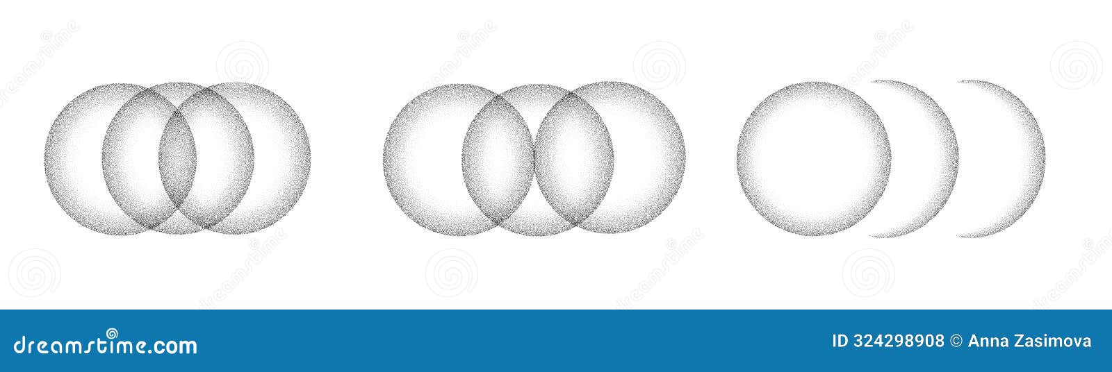 Noise Gradient Shapes Vector Background. Heart, Flower, Star, Butterfly ...