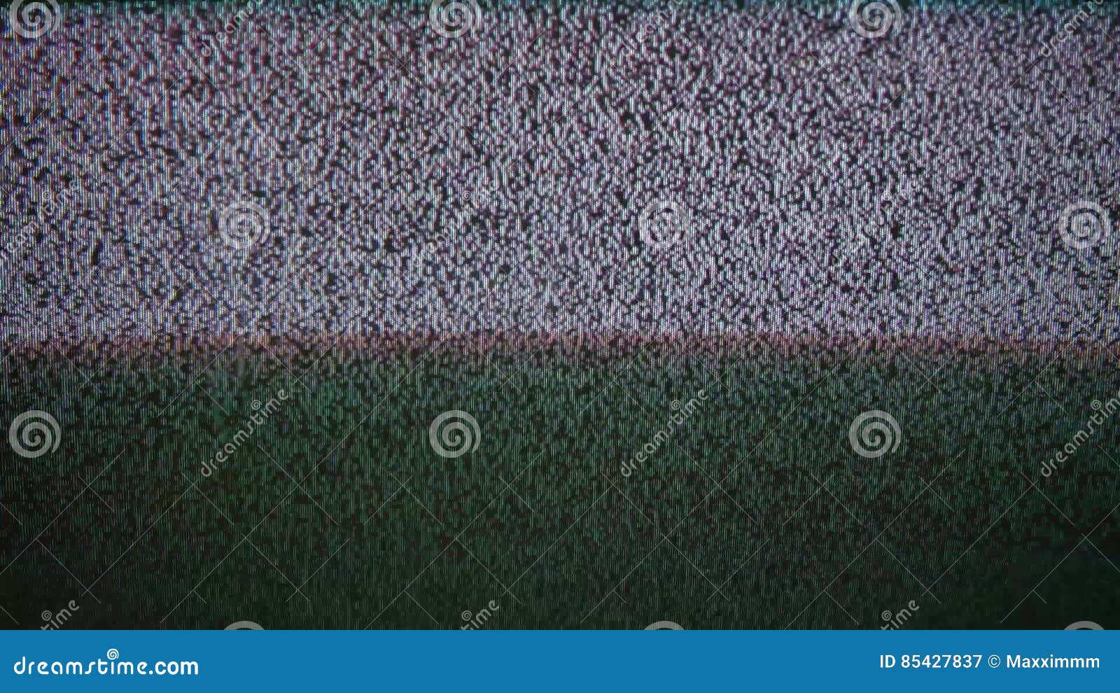 Noise Interference Bad Signal Screen Tv the Television Stock Image ...