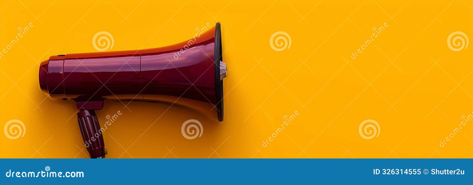 Vocal Proclamation Purple Backdrop Featuring Megaphones In Flat Vector ...