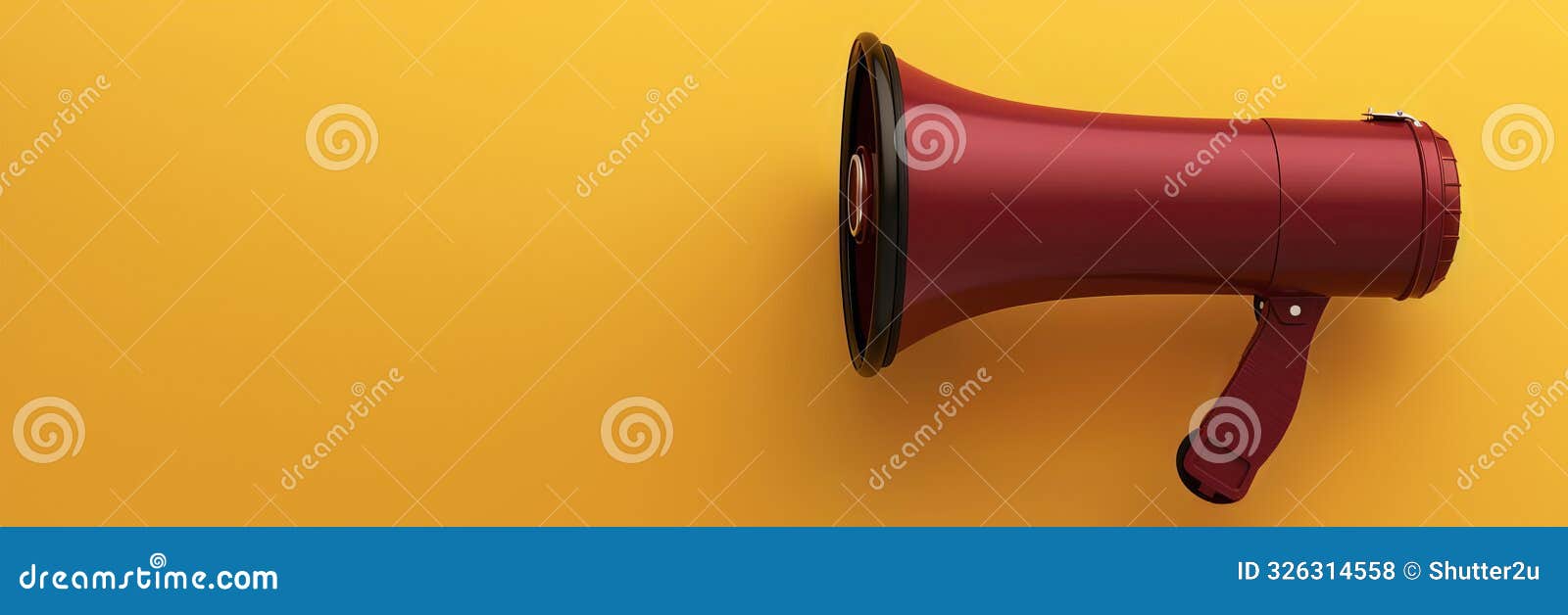 Vocal Proclamation Purple Backdrop Featuring Megaphones In Flat Vector ...