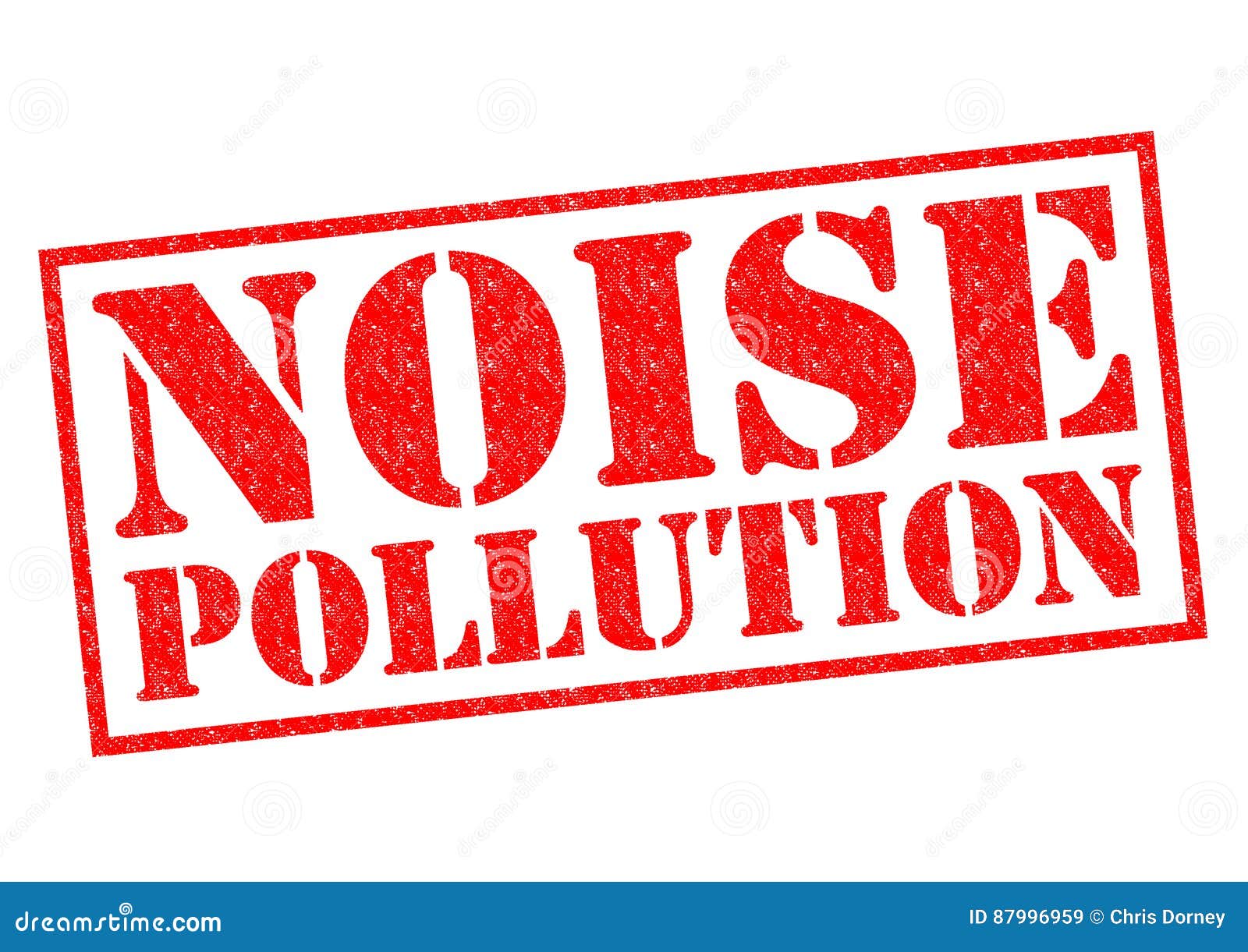 Noise Pollution Warning Sound That Is Excessively Loud Cartoon Vector ...
