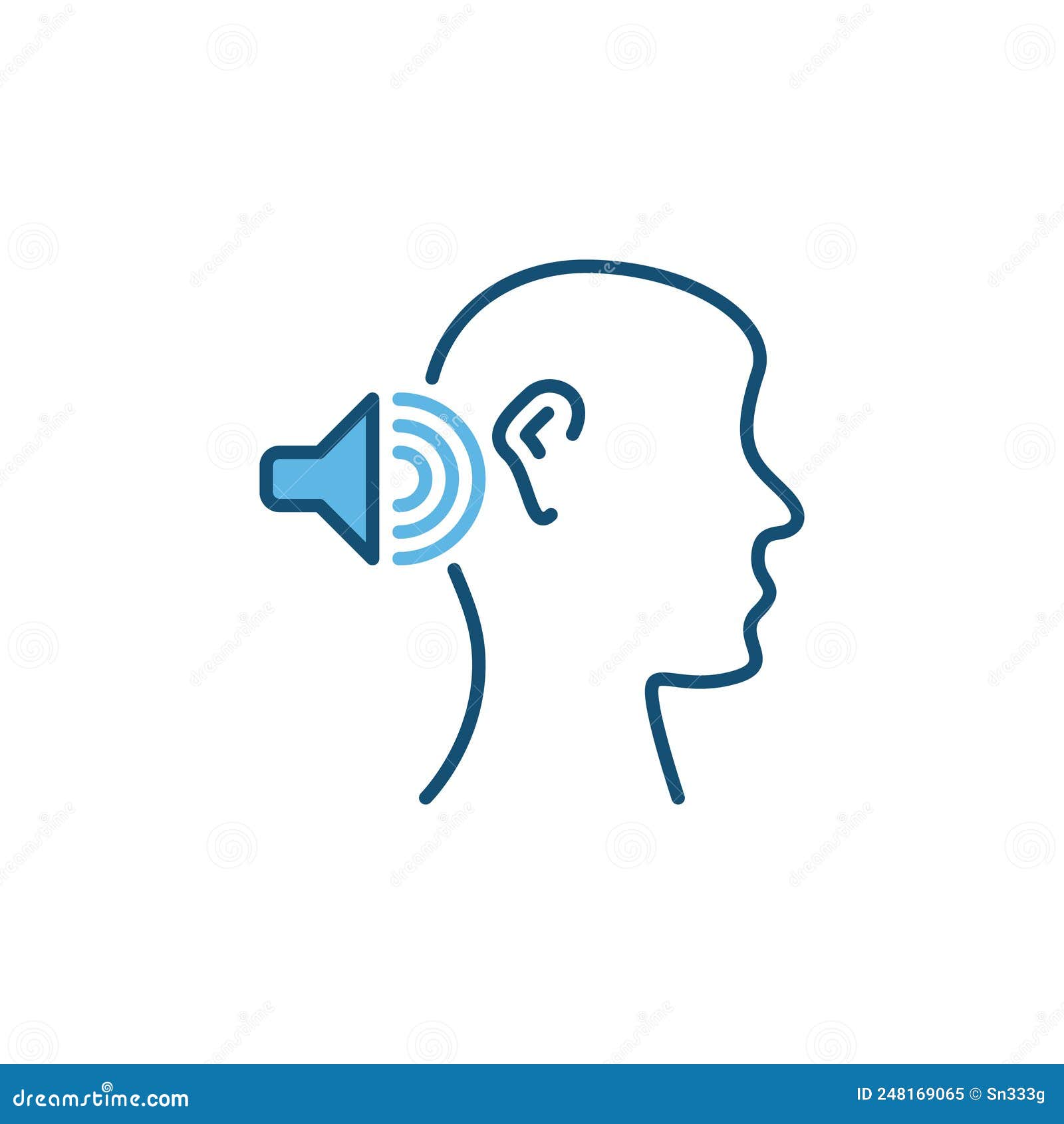 Noise Pollution Vector Concept Modern Icon or Sign Stock Vector ...