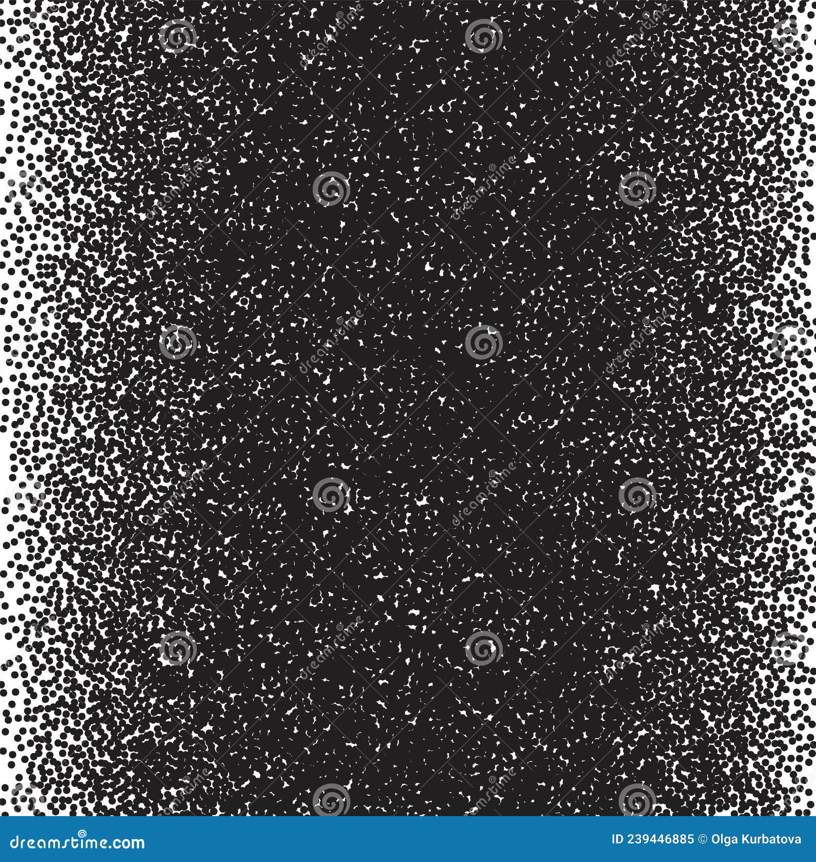 Noise Texture. Distressed Gradient Effect in Monochrome Style Stock ...