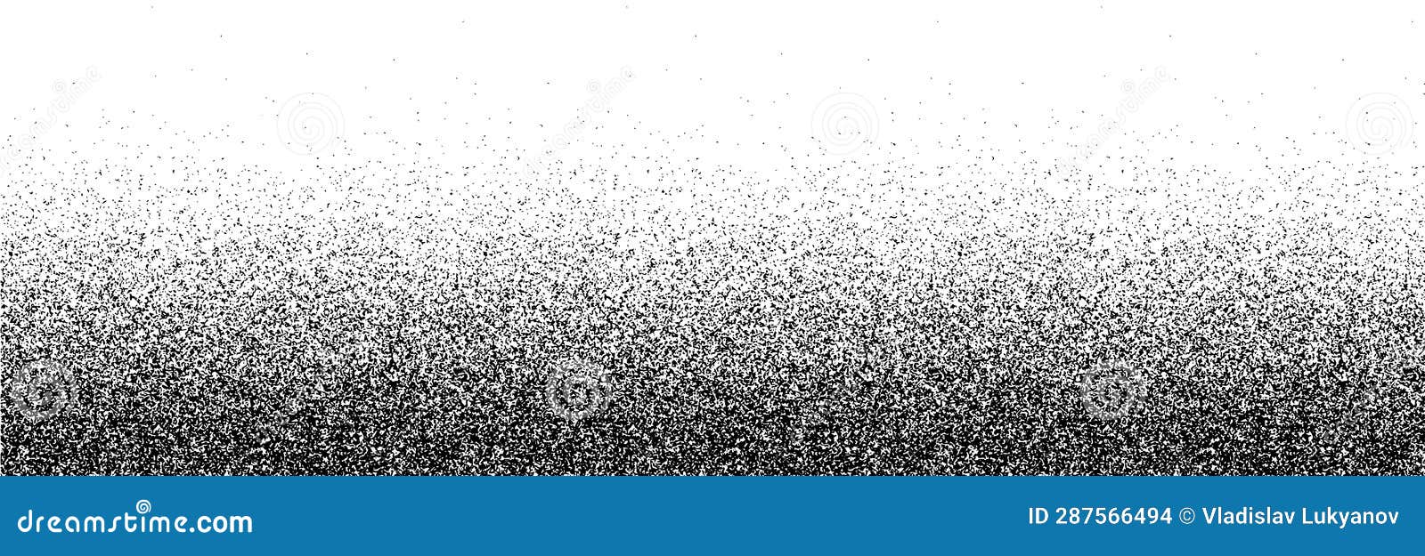 Noise Texture Grain Gradient As Dots Stipple Background Vector Black ...