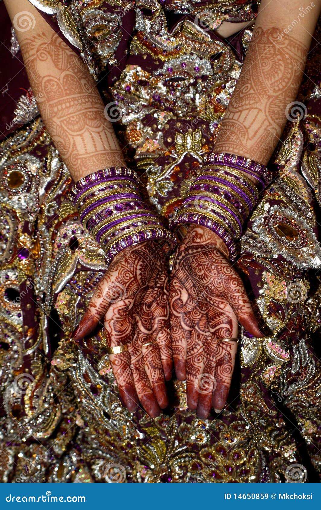 Noiva indiana com Henna imagem de stock. Imagem de hena - 14650859