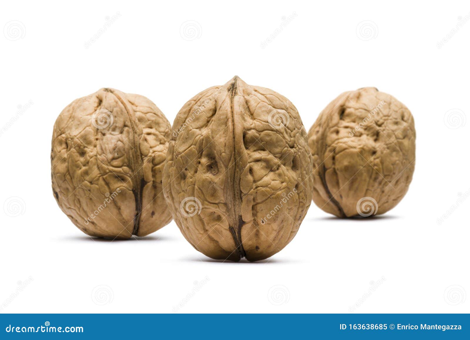 Noix image stock. Image du nutshell, régime, ingrédient - 163638685