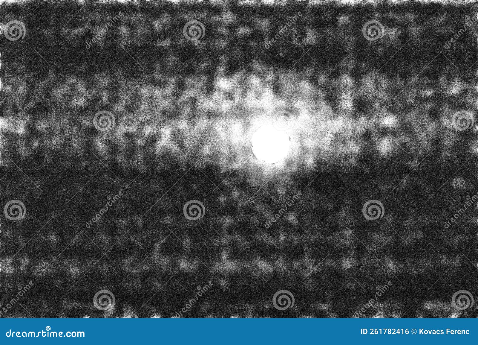 Noizy Dark Sylized Moon Shape Stock Photo - Image of geometric ...