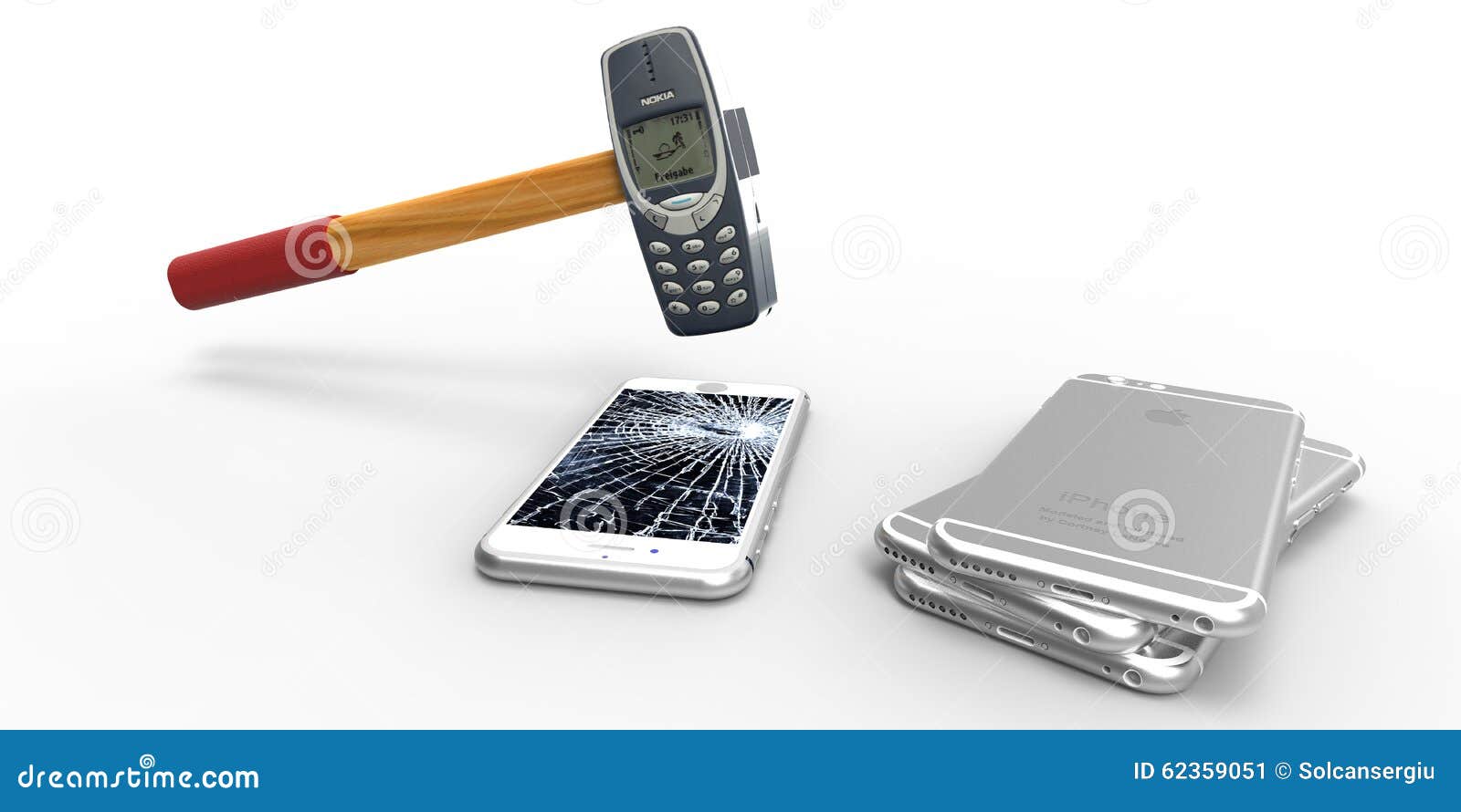 Nokia Hammer editorial photo. Illustration of 3310, hammer - 62359051
