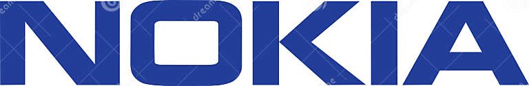 Nokia logo in Vector NOKIA editorial image. Illustration of message ...