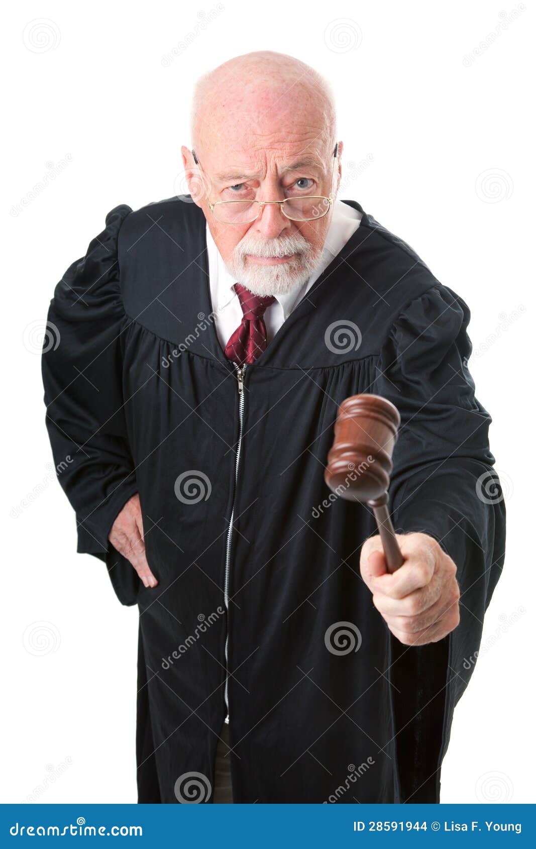Nol Nonsense Skeptical Judge Stock Photo - Image of legal, male: 28591944