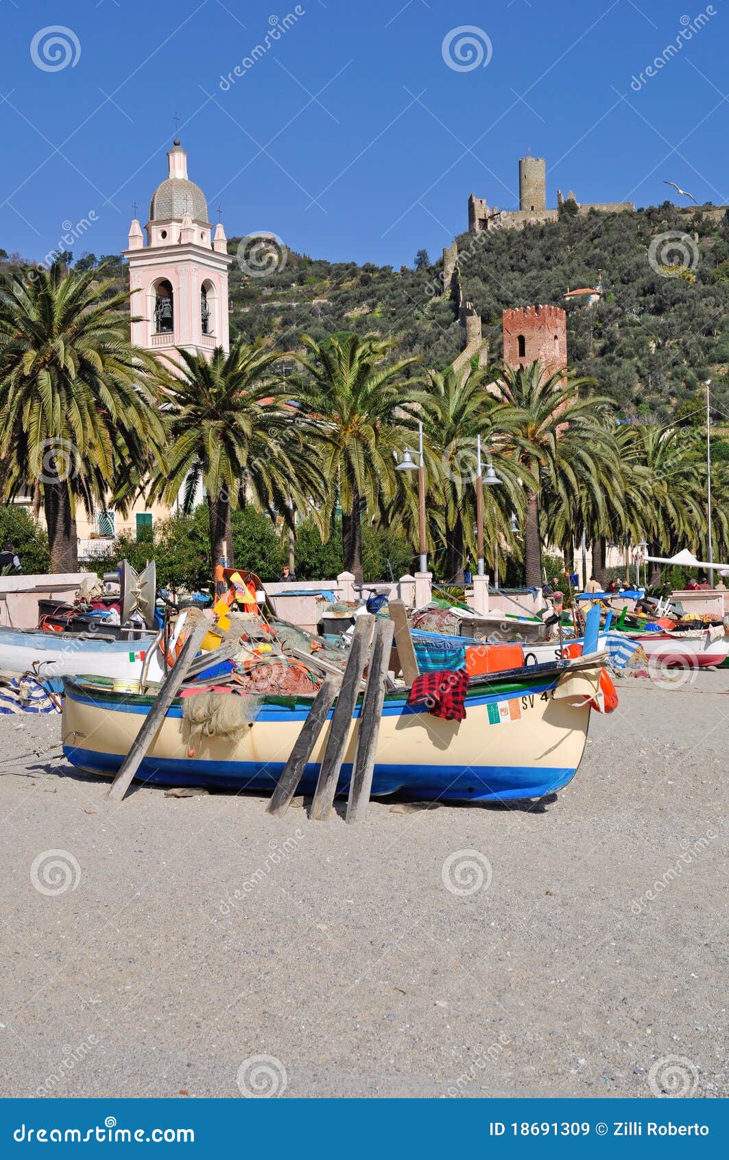 Noli, Riviera Ligure, Italy Editorial Stock Image - Image of ...