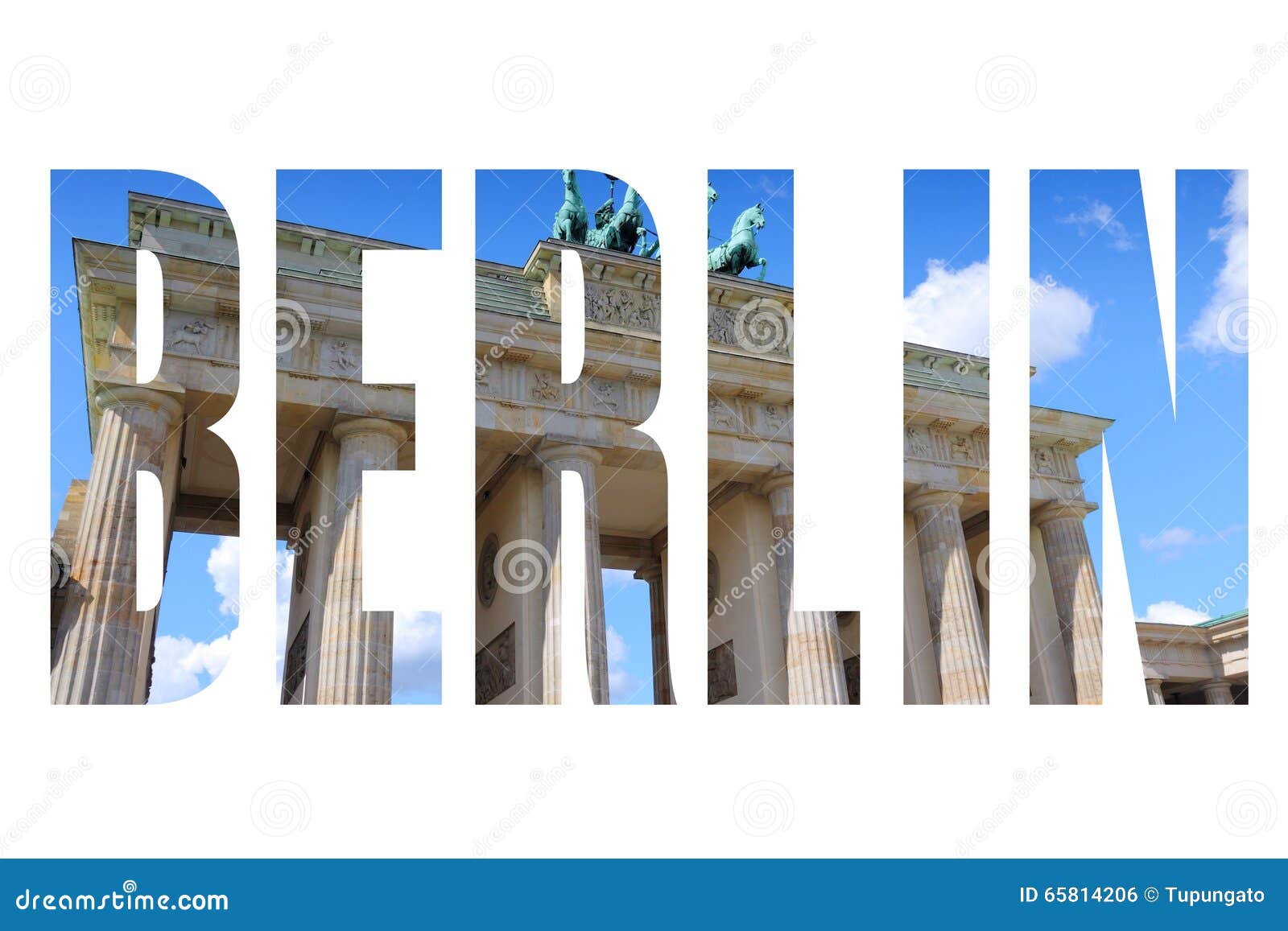 Nom de ville de Berlin photo stock. Image du tourisme - 65814206
