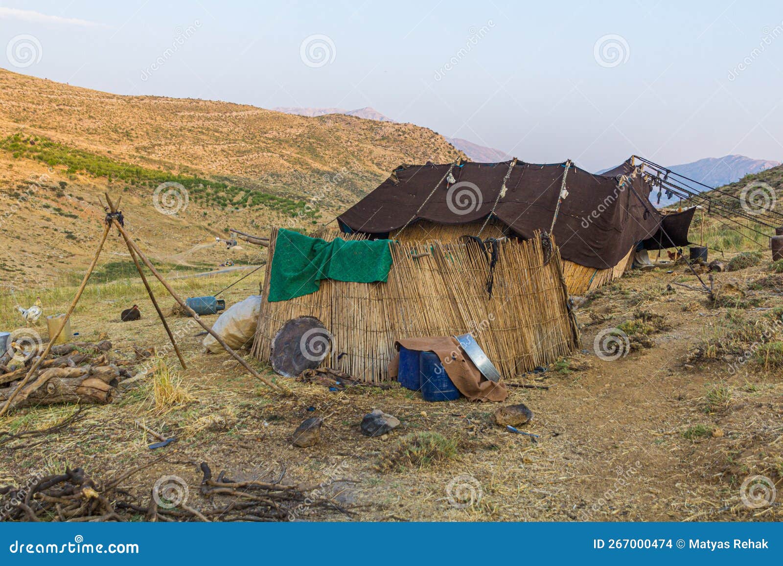 Nomad Camp in Zagros Mountains, Ir Stock Photo - Image of tent, persia ...