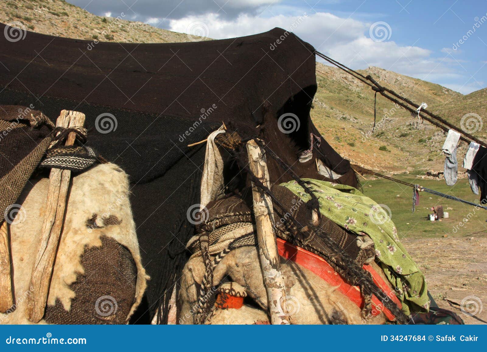 Nomad stock photo. Image of blankets, abode, childhood - 34247684
