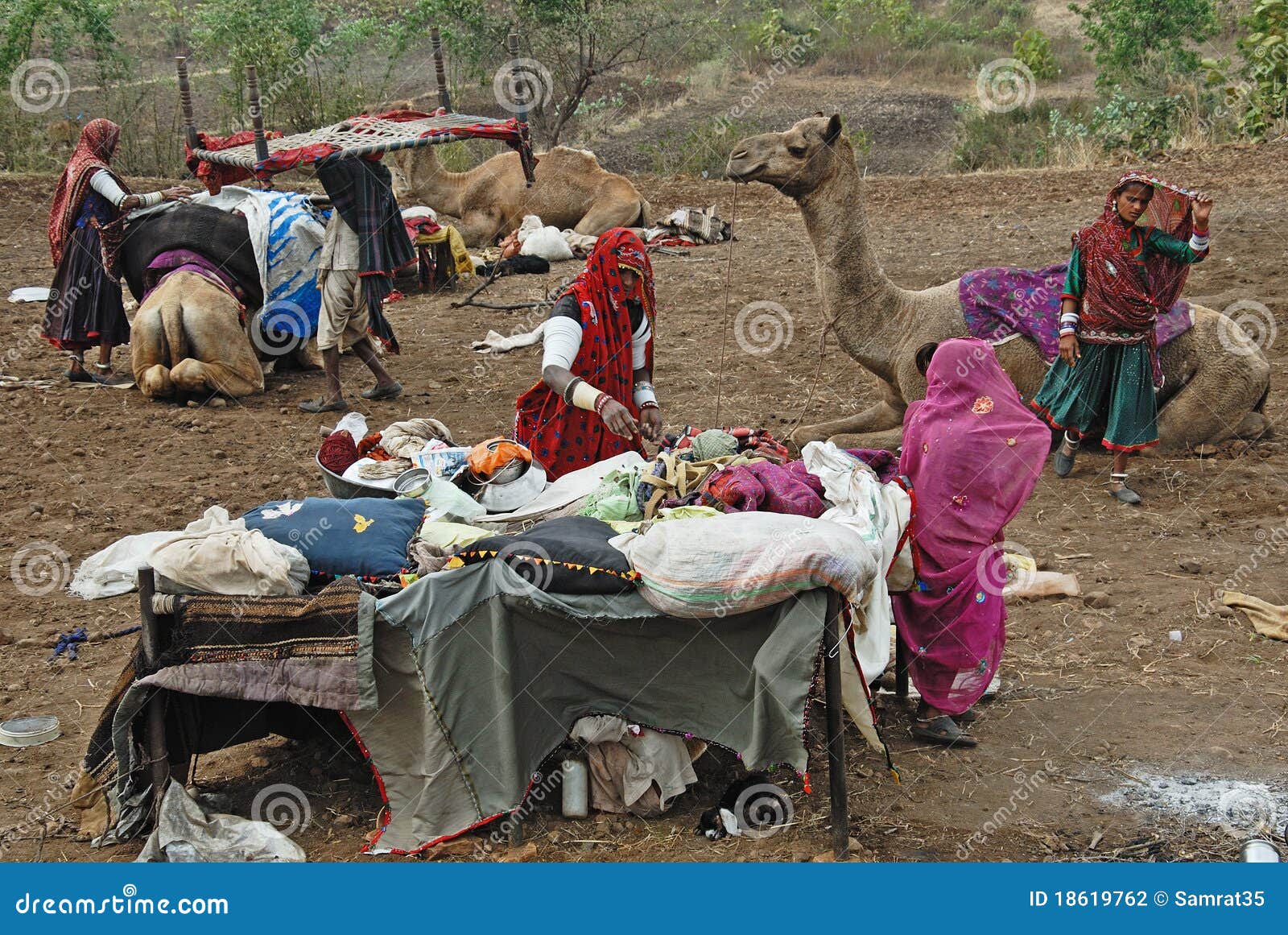 Nomad People in India editorial photography. Image of remote - 18619762