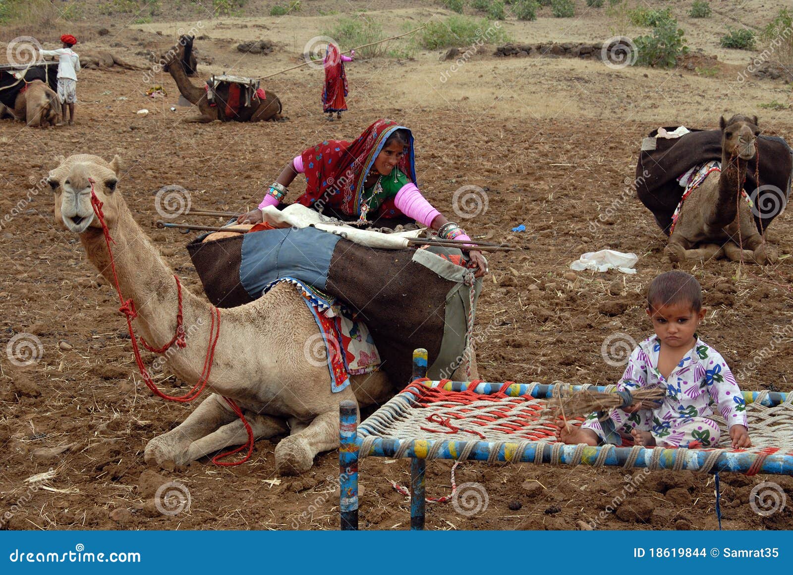 Nomad People in India editorial stock image. Image of gypsy - 18619844