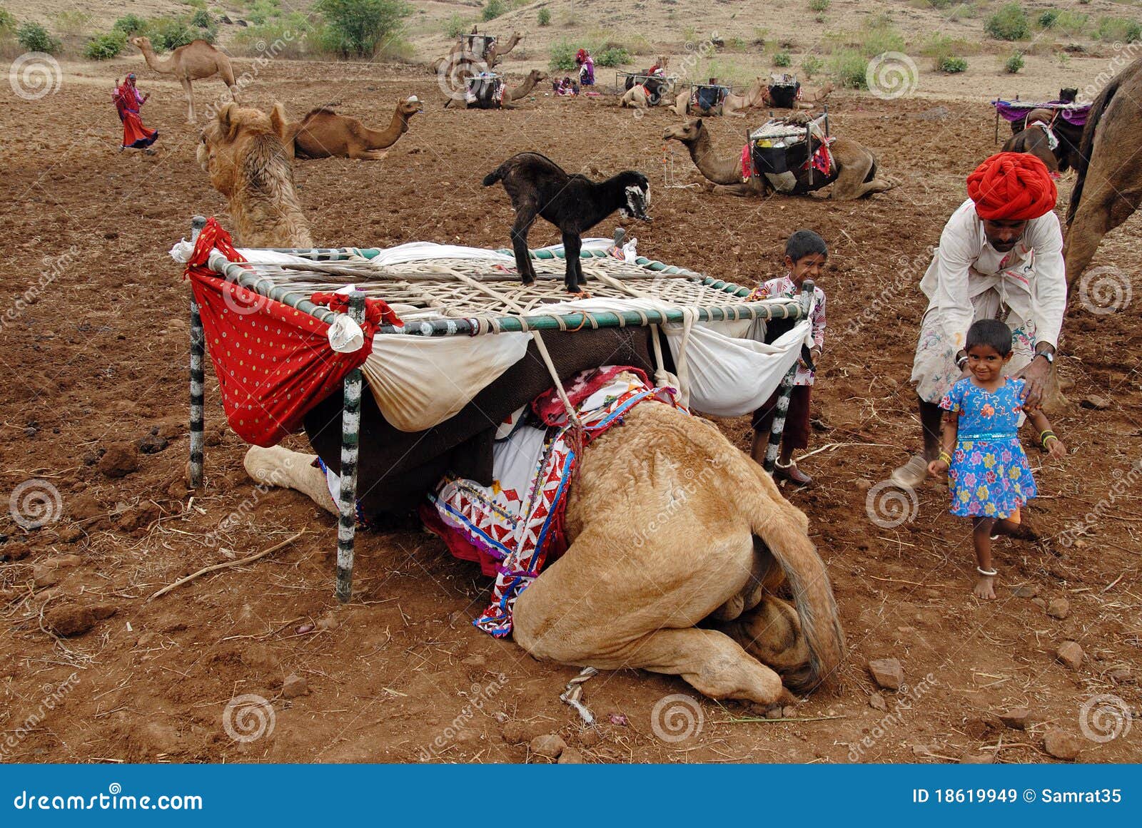 Nomad People in India editorial stock image. Image of busy - 18619949