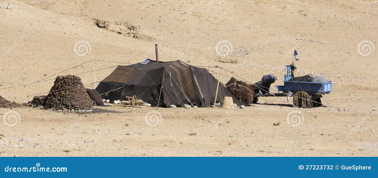 Nomad Tent stock photo. Image of funnel, simple, lonesome - 27223732