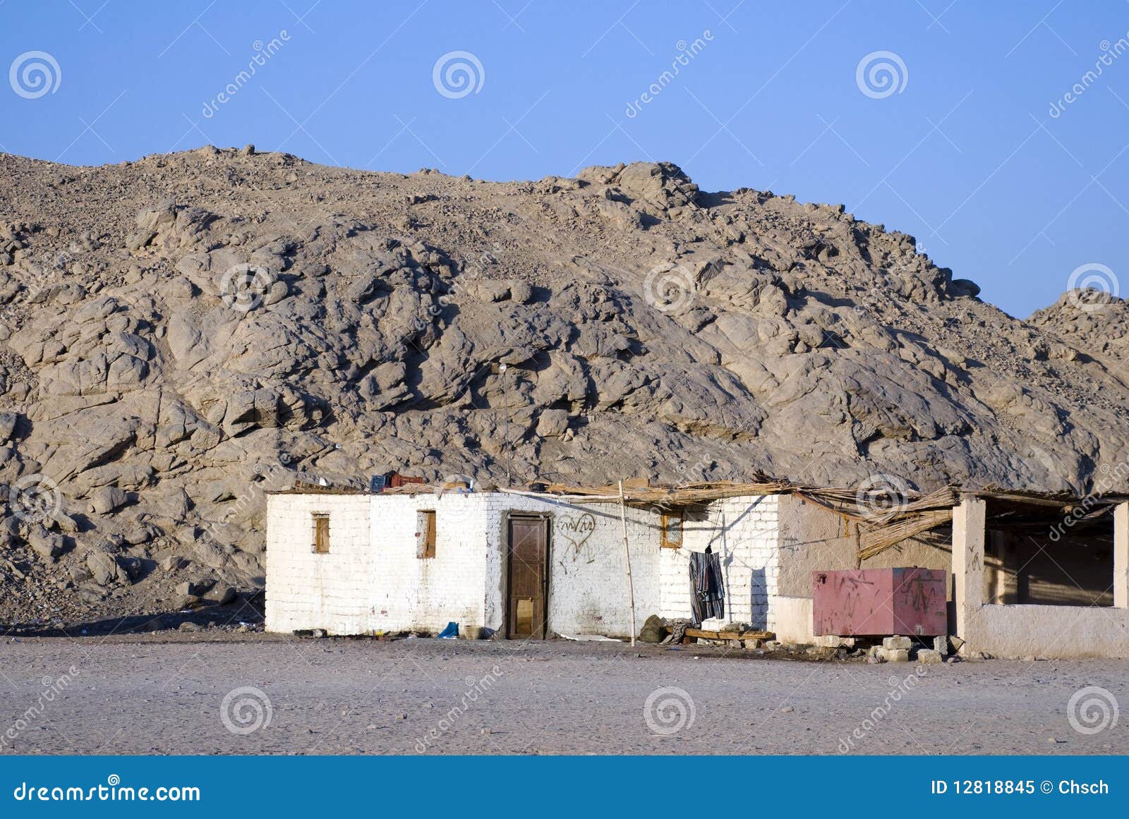 Nomad village stock image. Image of blue, africa, greek - 12818845