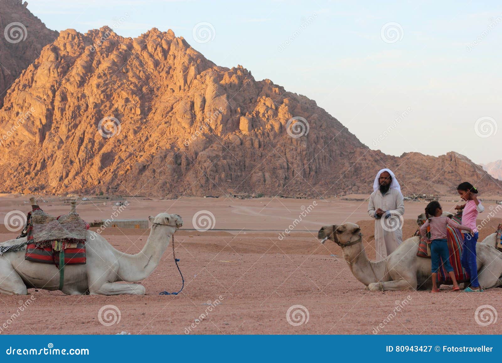 Nomadi beduini fotografia editoriale. Immagine di tramonto - 80943427