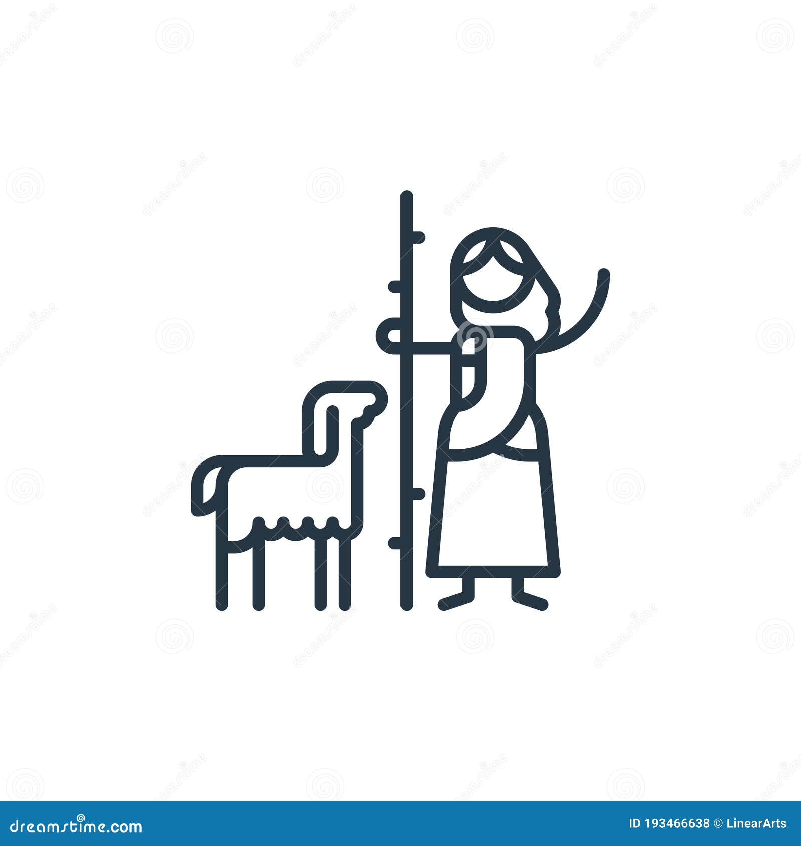 Nomadic Icon Vector from Agriculture Concept. Thin Line Illustration of ...