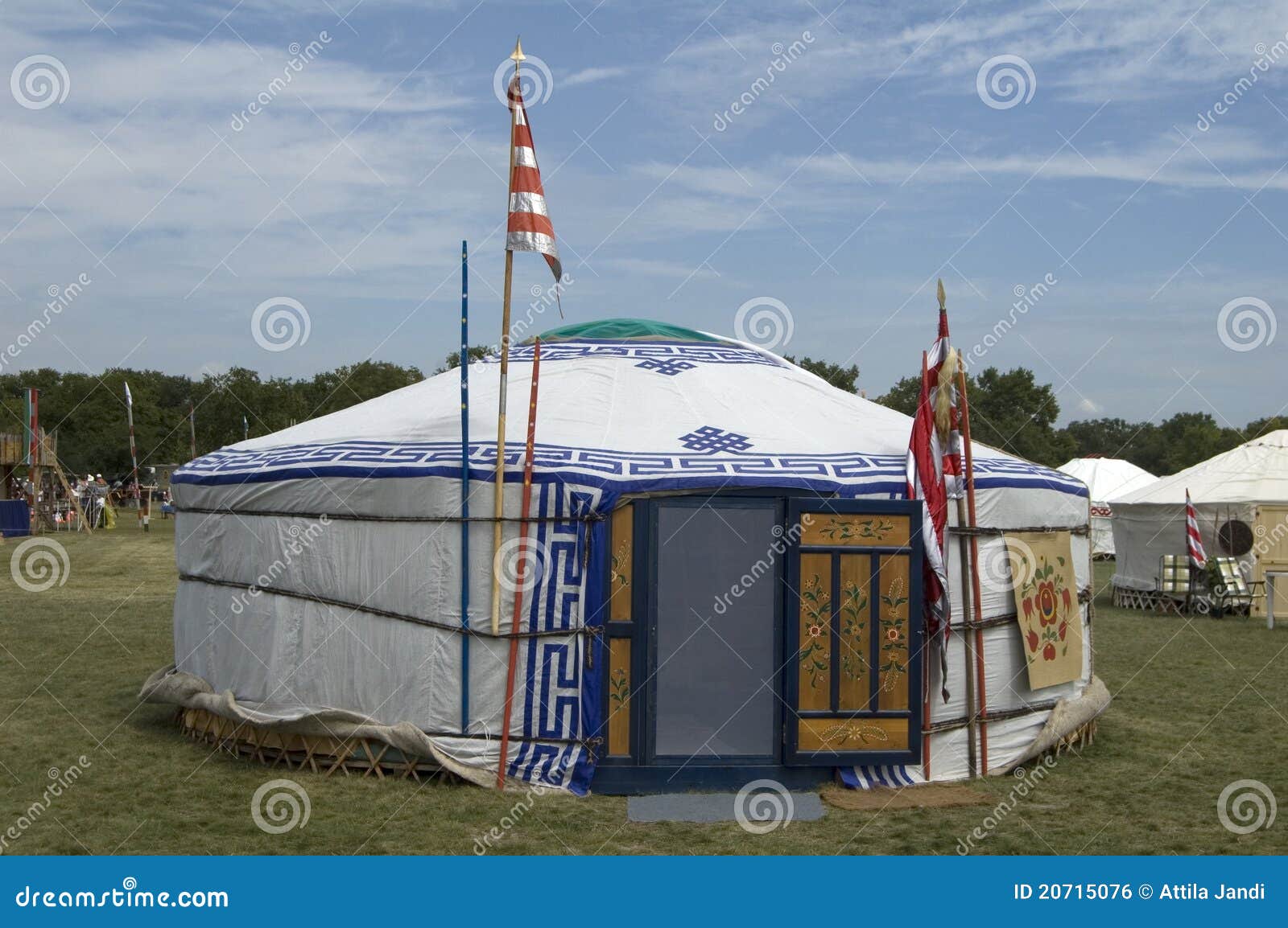 Nomadic Tent, Bosztorpuszta, Hungary Stock Photo - Image of asia ...