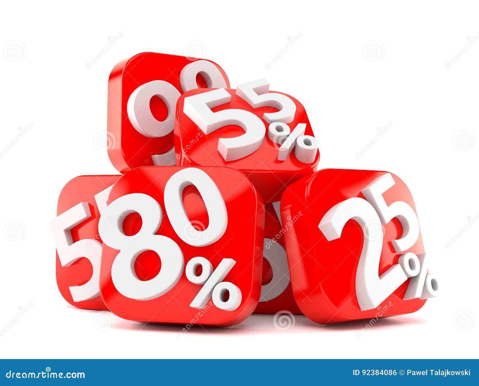 Nombres Avec Des Symboles De Pour Cent Illustration Stock ...