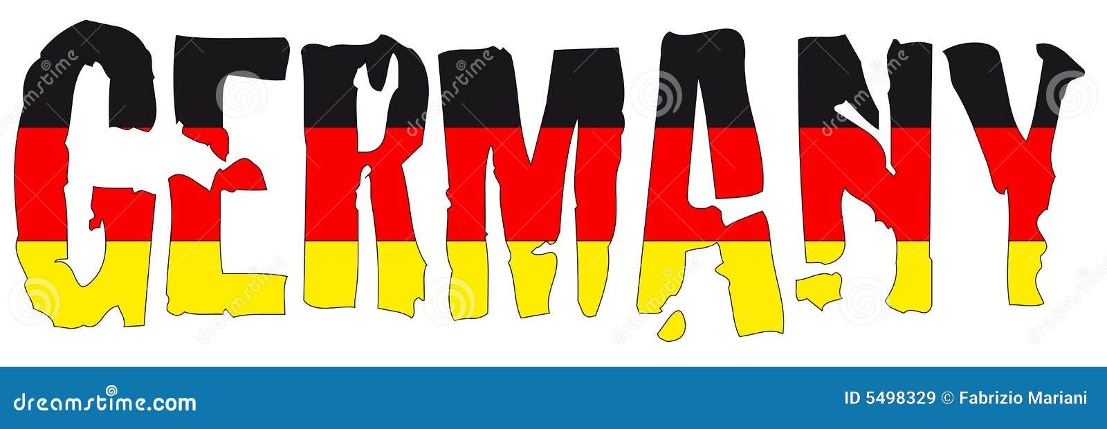 Nome E Bandeira De Alemanha Ilustração do Vetor - Ilustração de ...