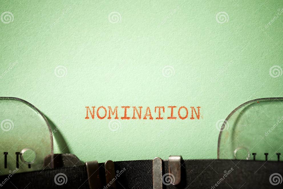 Nomination concept view stock photo. Image of vintage - 320441374