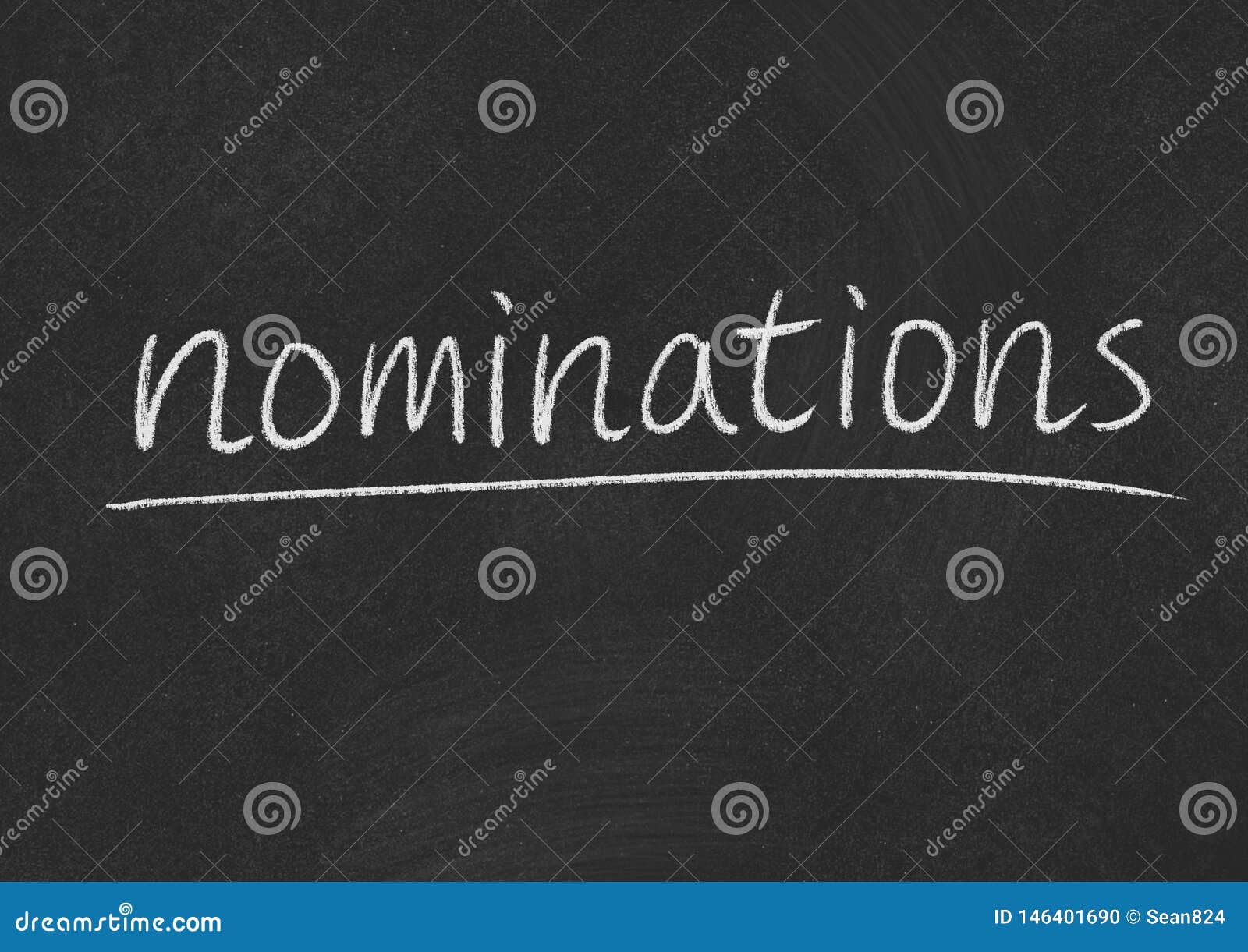 Nominations stock photo. Image of background, blackboard - 146401690