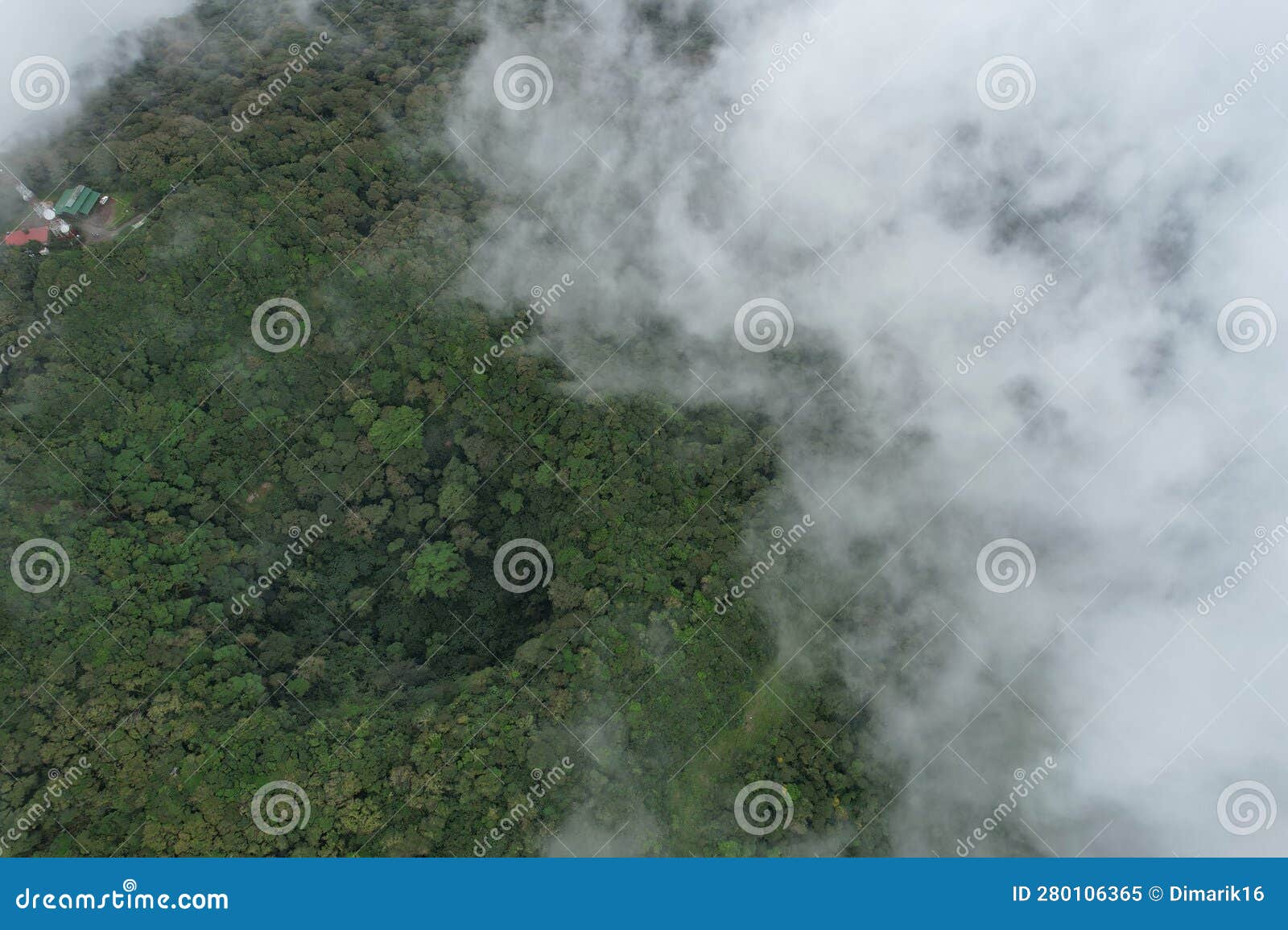 Non Active Green Mombacho Volcano Stock Image - Image of america ...
