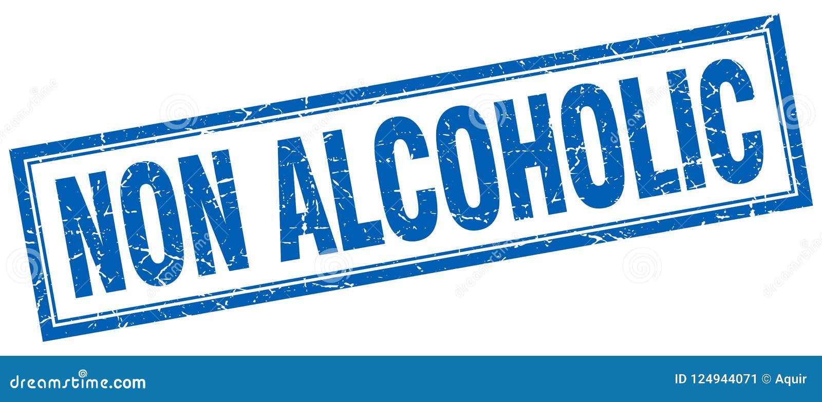 Non alcoholic stamp stock vector. Illustration of alcoholic - 124944071