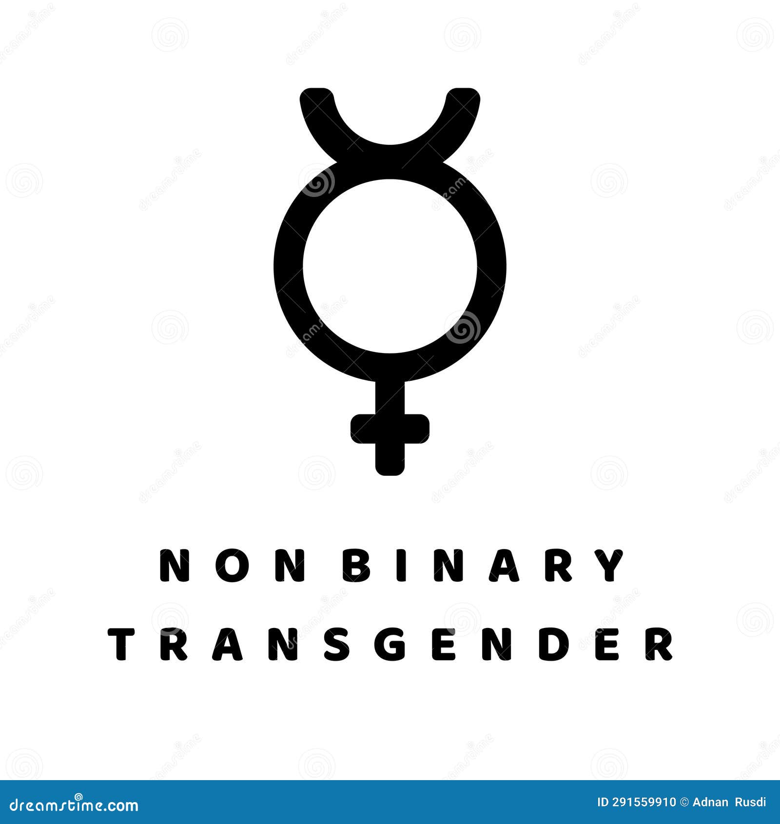 Non Binary Transgender Gender Symbol Related Vector Glyph Icon ...