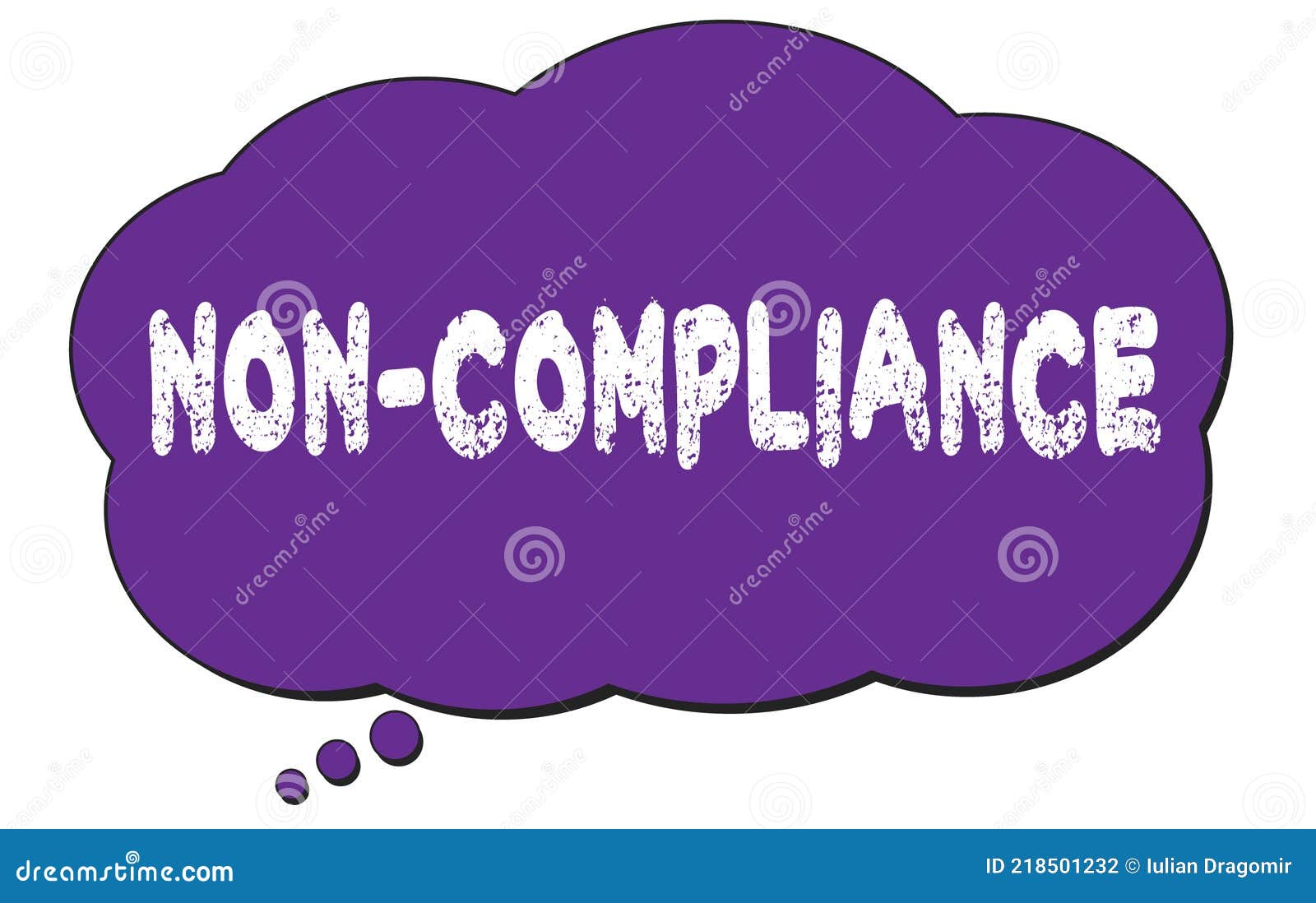 NON-COMPLIANCE Text Written on a Violet Cloud Bubble Stock Illustration ... NON-COMPLIANCE Text Written on a Violet Cloud Bubble Stock Illustration ...
