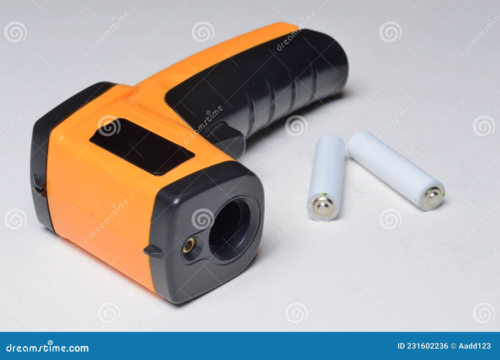 Non-contact Handheld Pyrometer Thermometer, Yellow. and Batteries for ...