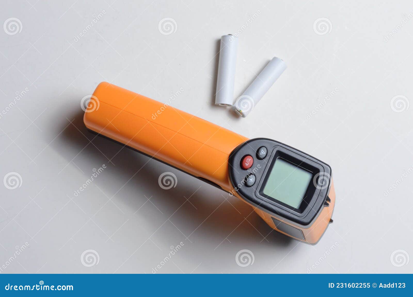 Non-contact Handheld Pyrometer Thermometer, Yellow. and Batteries for ...