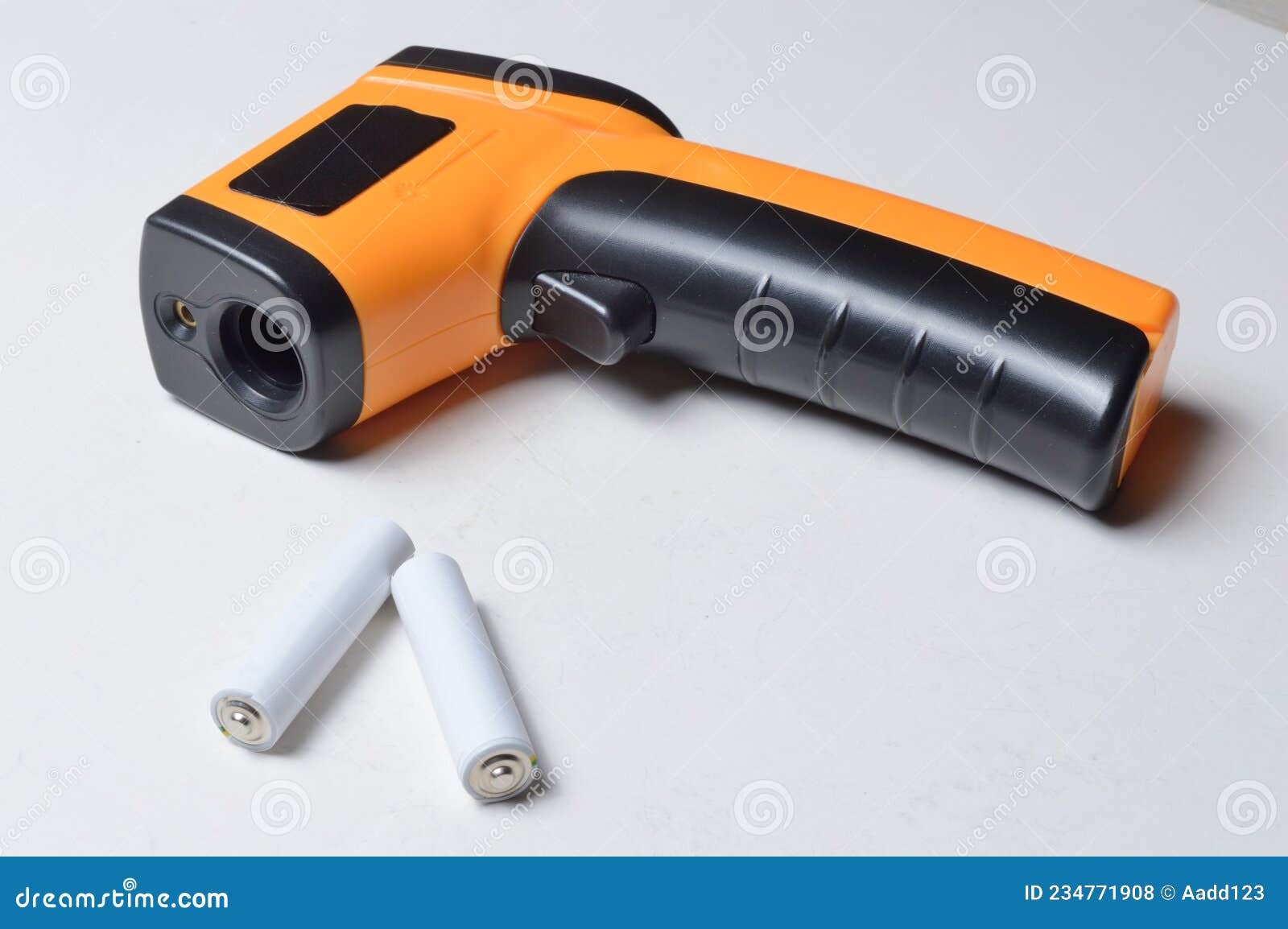 Non-contact Handheld Pyrometer Thermometer, Yellow. and Batteries for ...