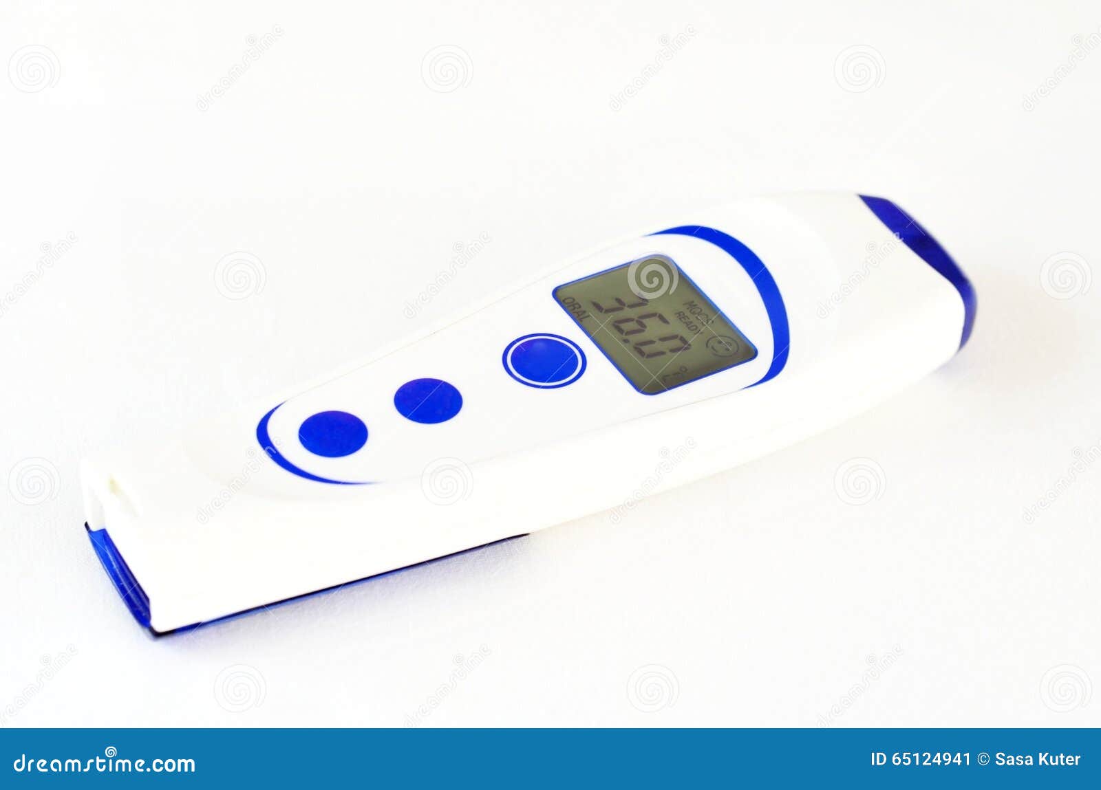Non Contact Infrared Thermometer. Stock Image - Image of handheld ...