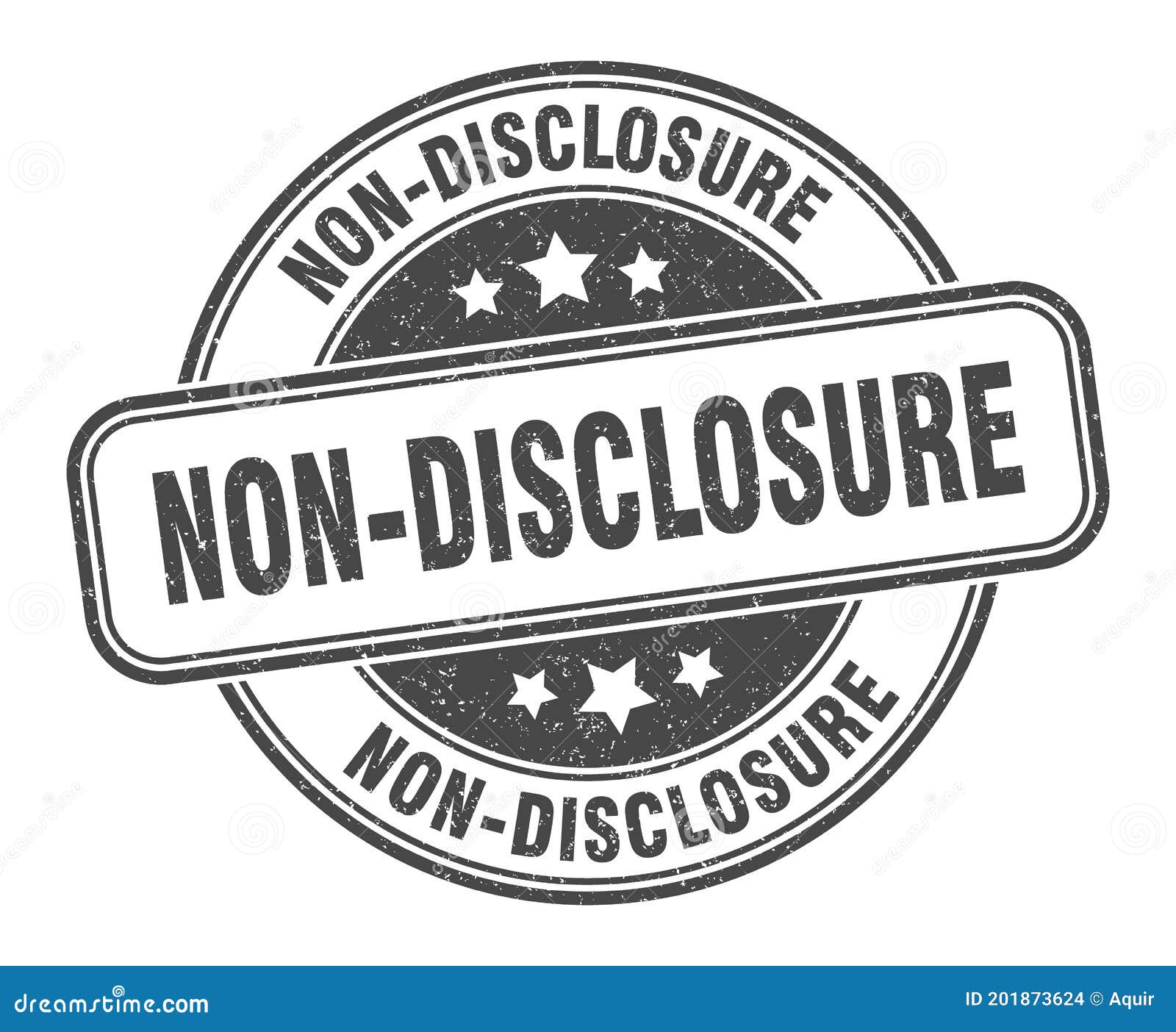 Non-disclosure Stamp. Non-disclosure Label. Round Grunge Sign Stock ...