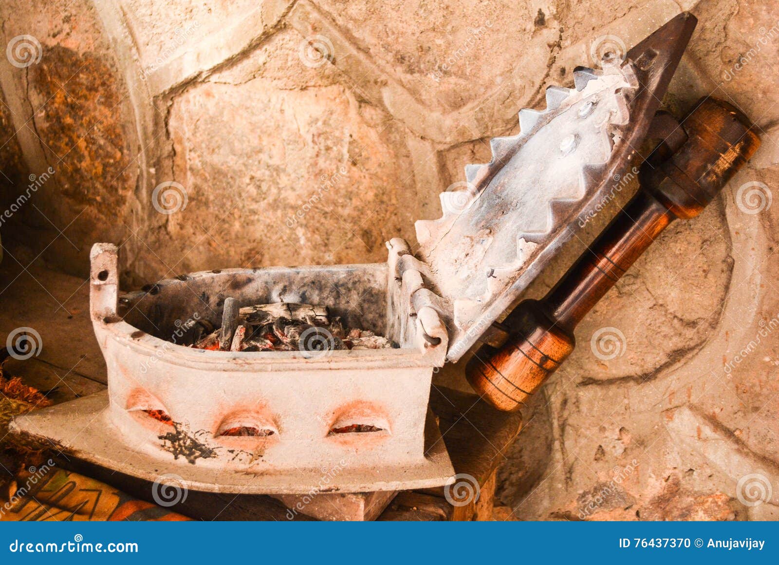 Non-Electric Iron stock photo. Image of appliance, electric - 76437370