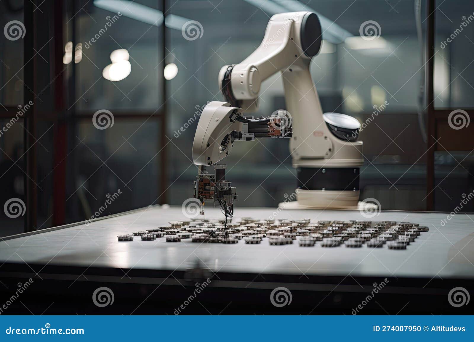 Non-humanoid Cobot Performing Intricate and Delicate Manufacturing Task ...