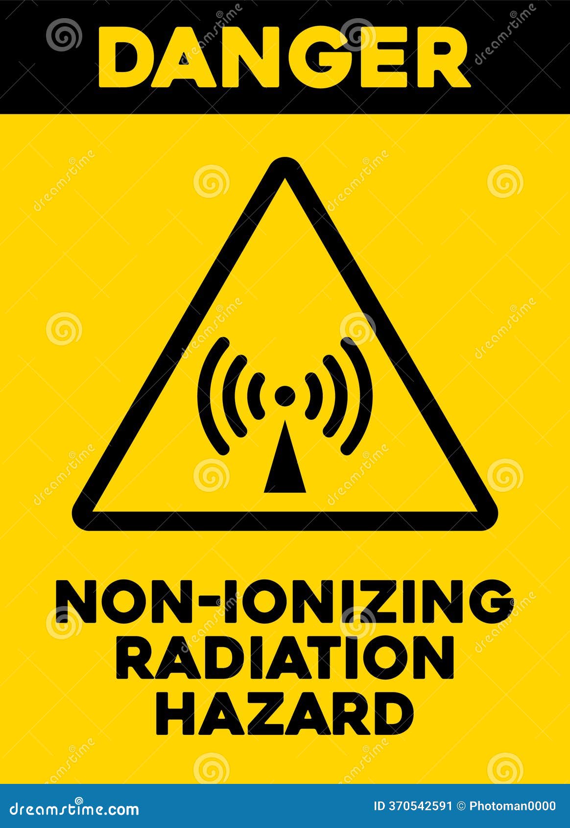 Ionizing Radiation Sign In Flat Style, Vector | CartoonDealer.com ...