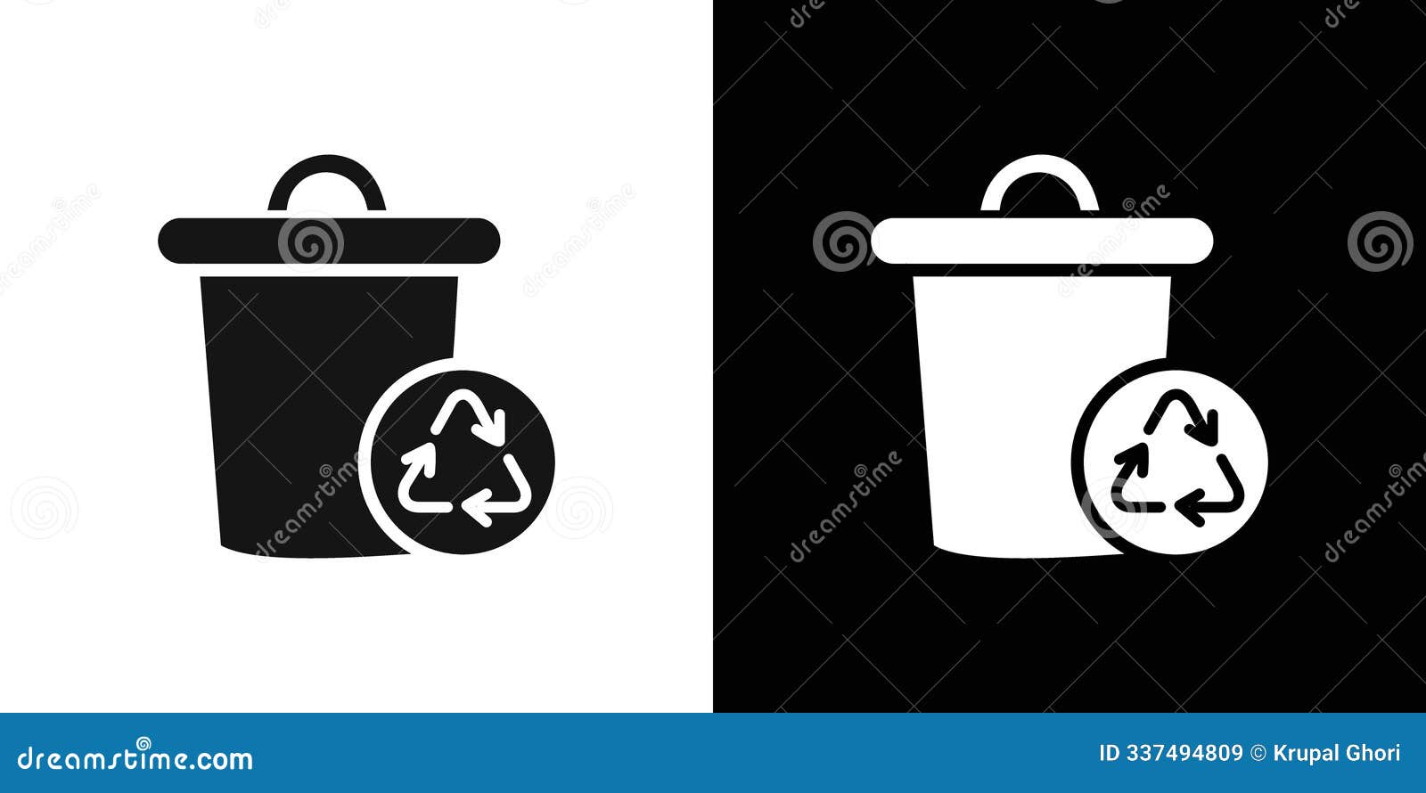 Non Recyclable Icon. Thin Linear Non Recyclable Outline Icon Isolated ...