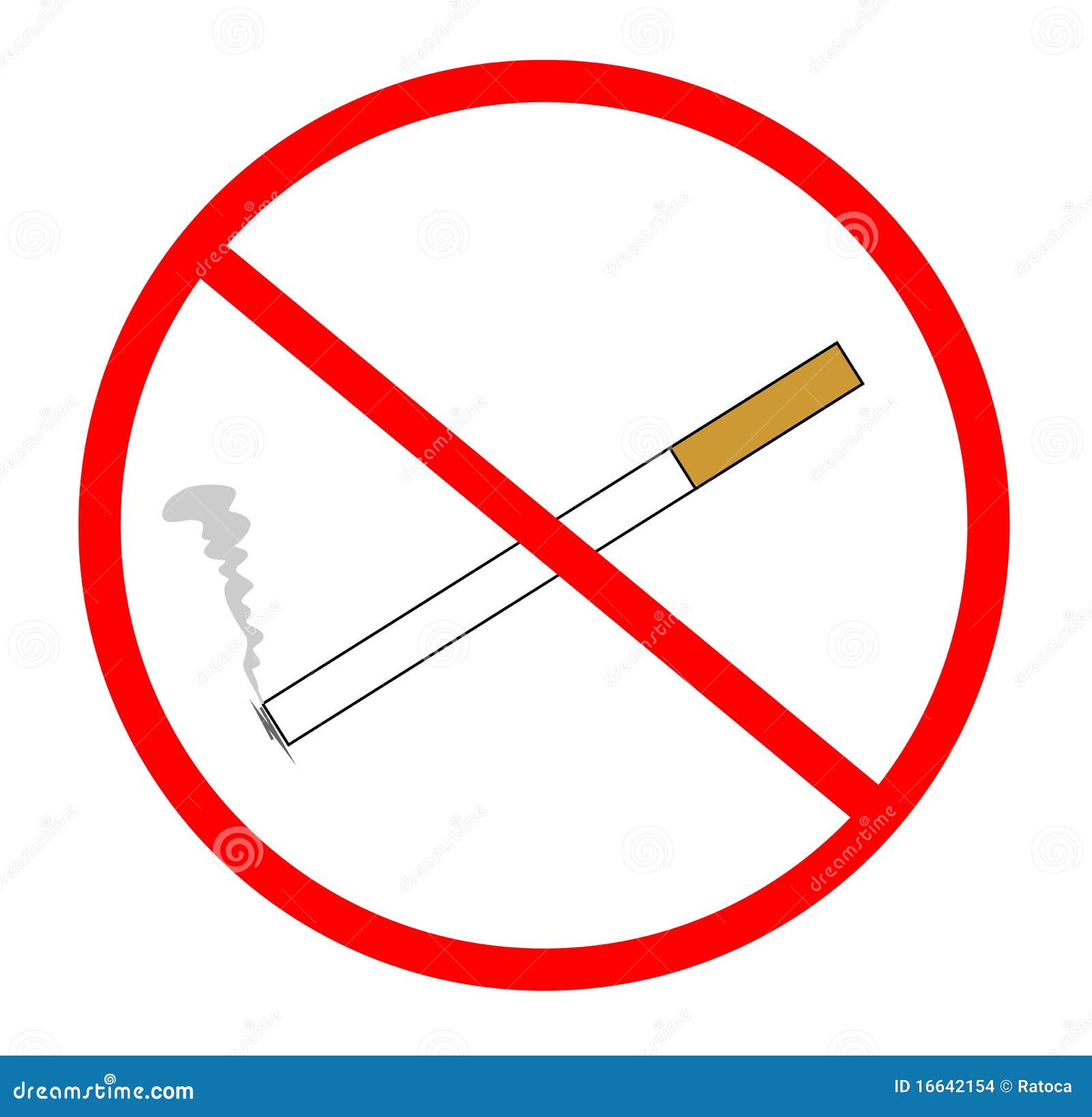 Non-smoking stock illustration. Illustration of vice - 16642154
